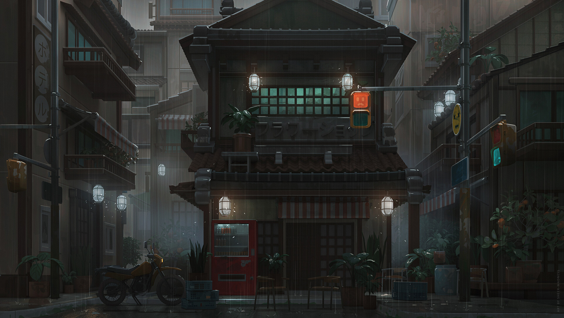 ArtStation - Rainy day
