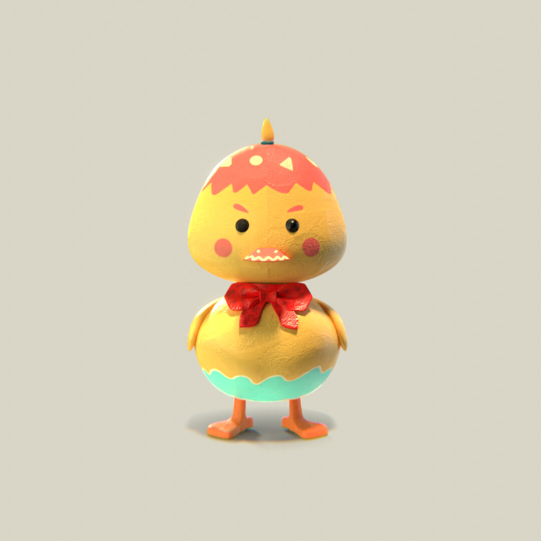 ArtStation - Kiri duck 3d model