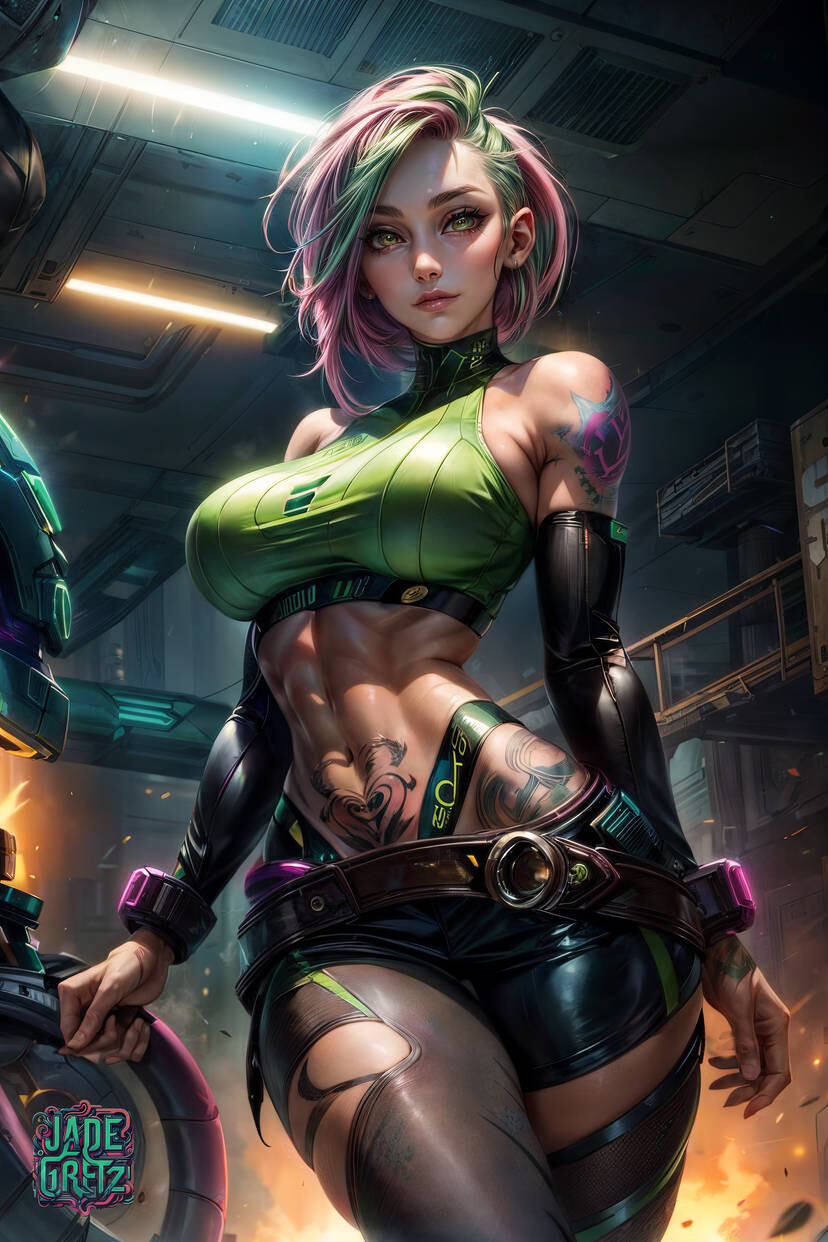 ArtStation - Judy: Whispers of Techno-Magic by Jade Gretz