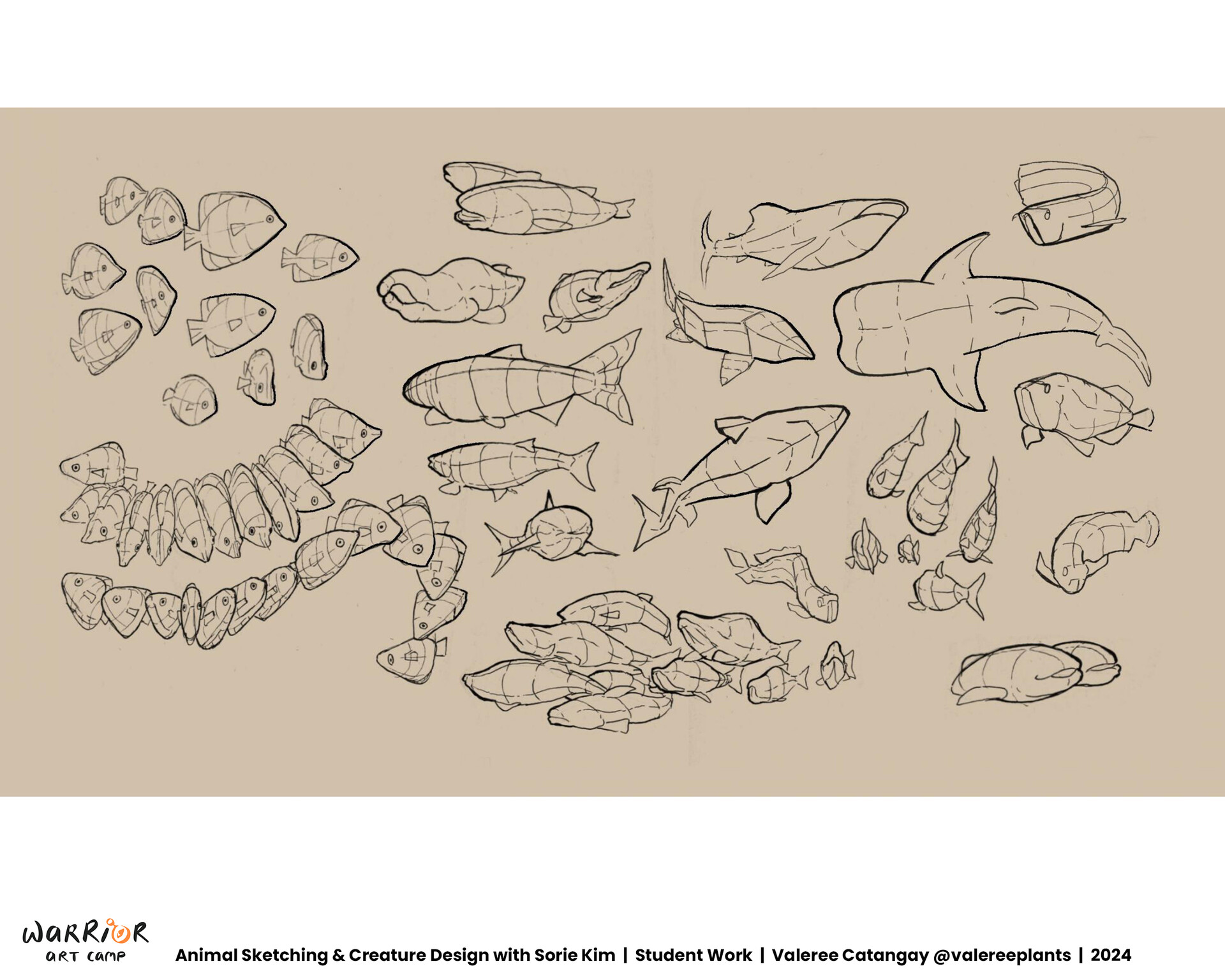 ArtStation - Valeree Catangay | Animal Sketching & Creature Design with ...