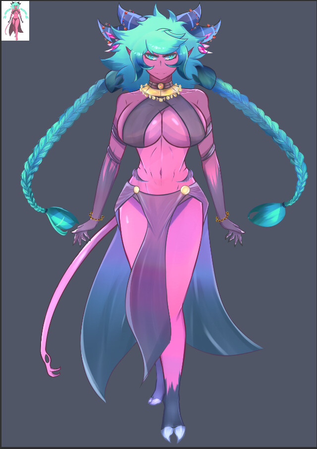 ArtStation - JazzTheDemonQueen (Vtuber Model)