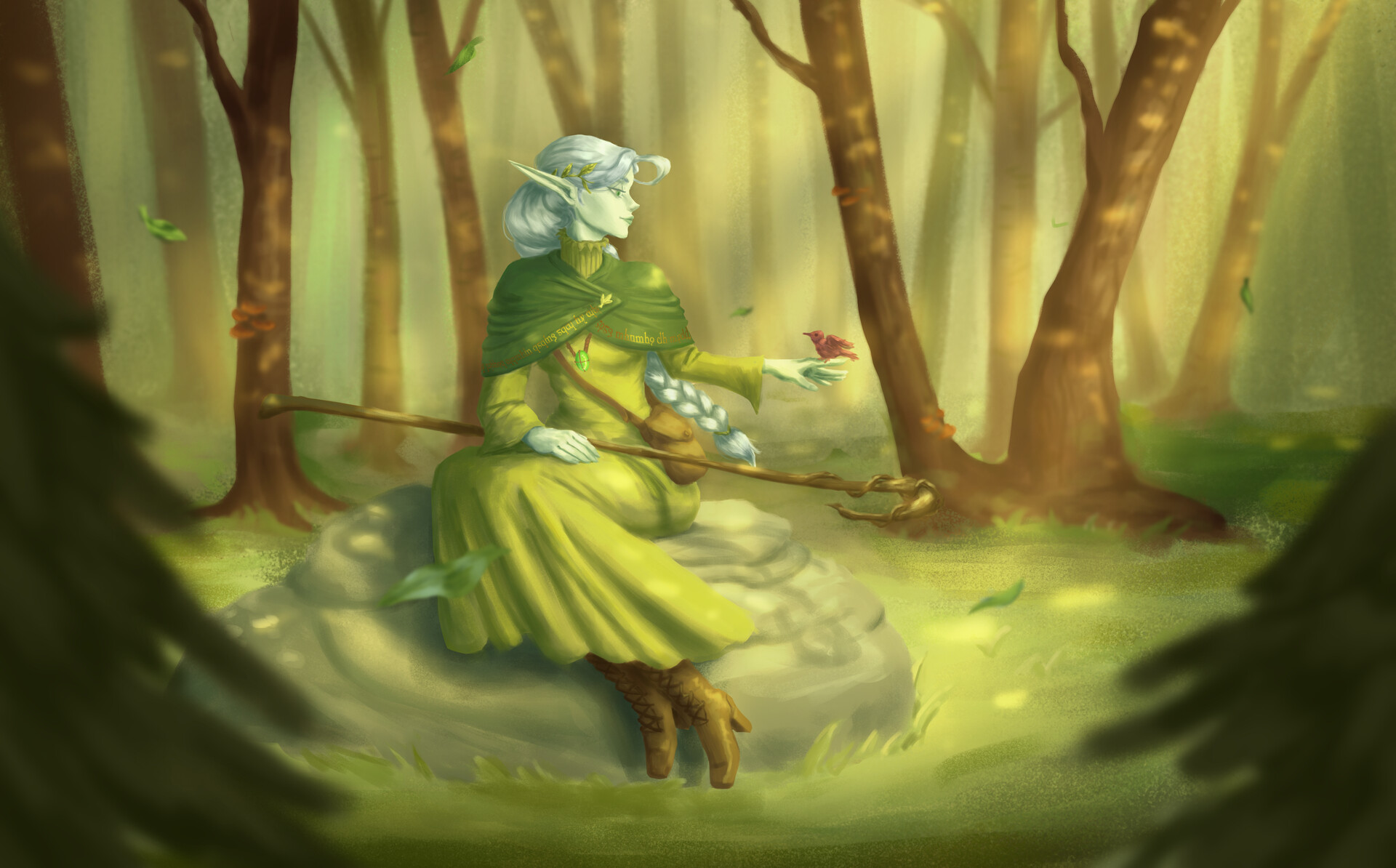 ArtStation - Character Design - Elara Stormwind