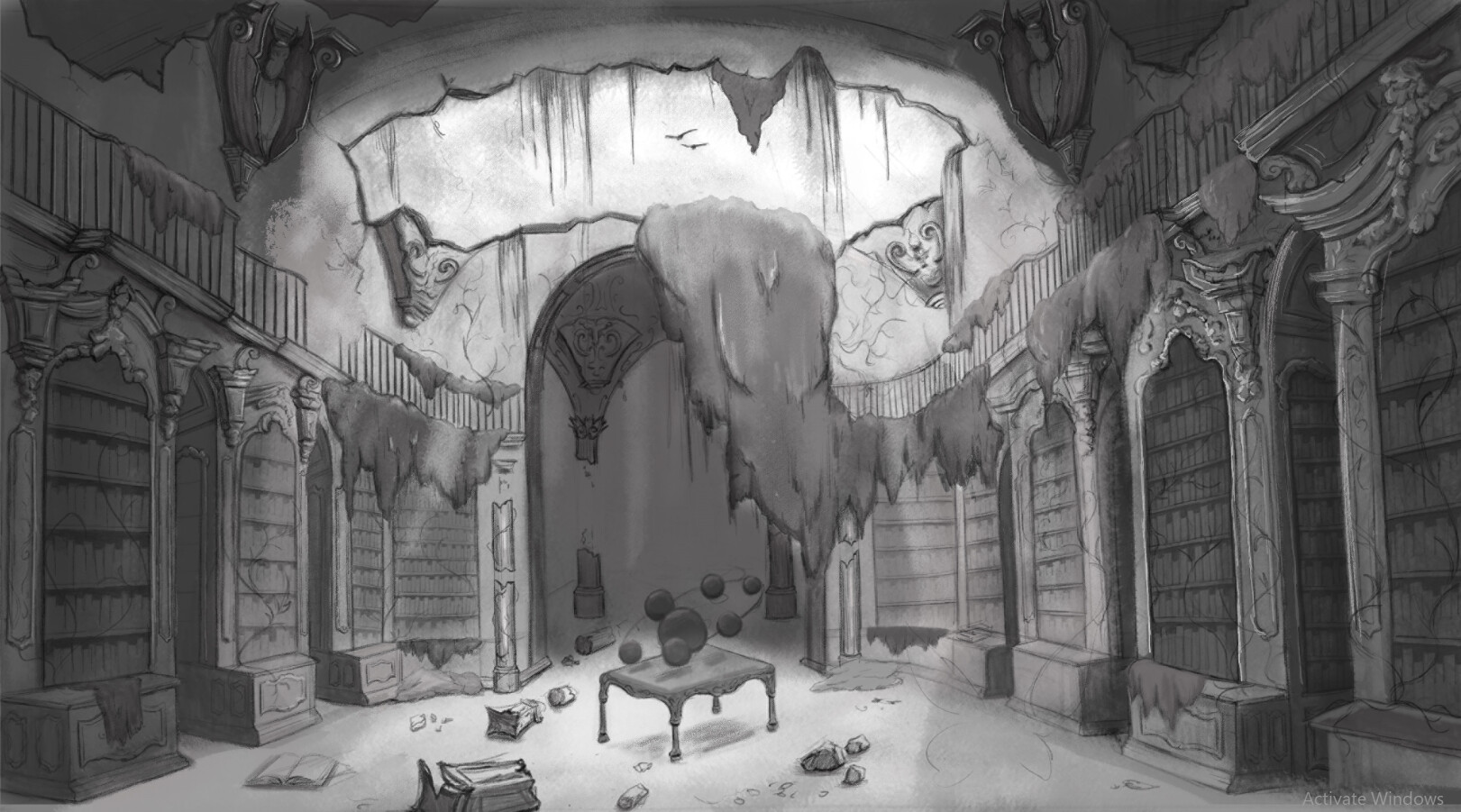 ArtStation - Rococo Library