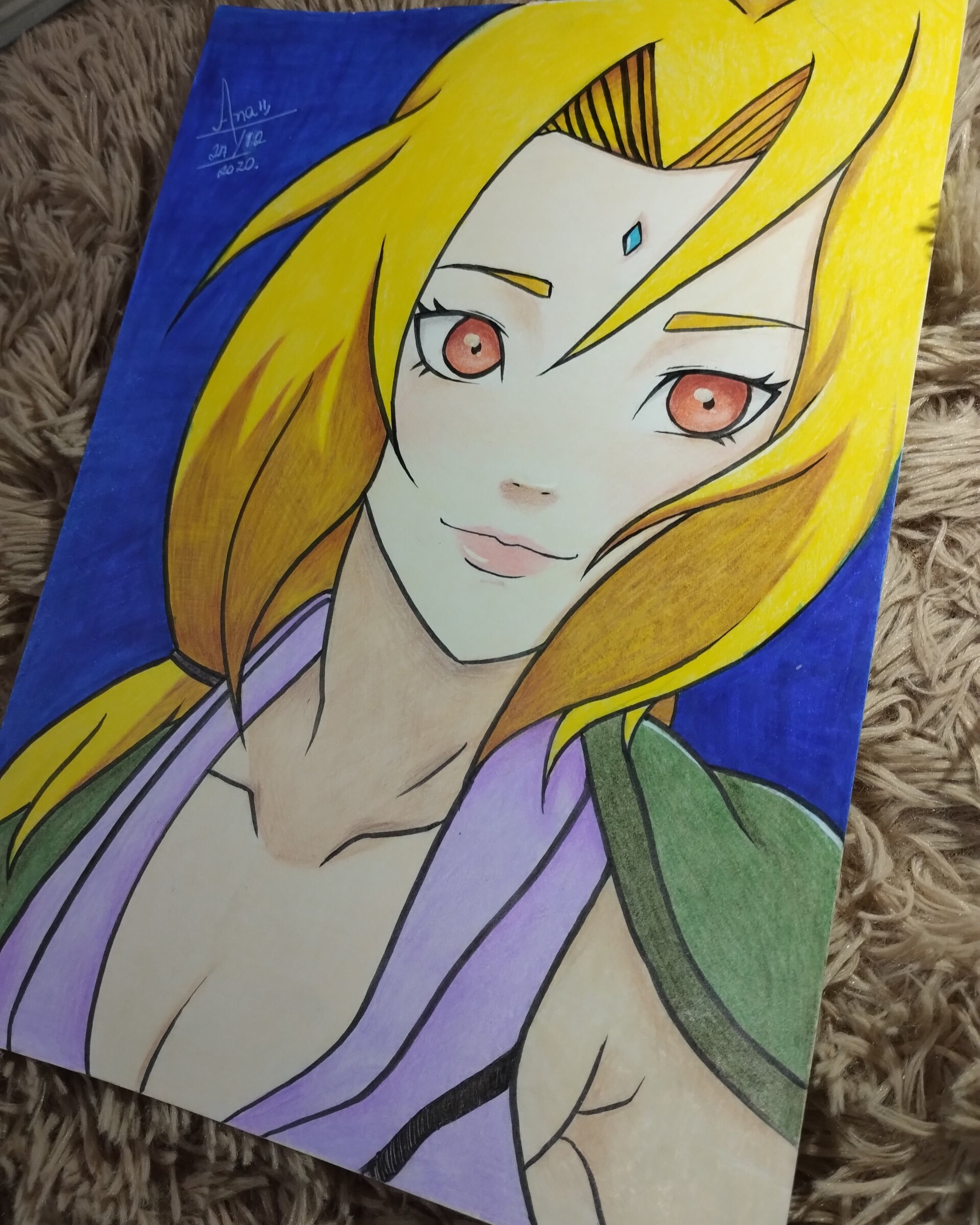 ArtStation - Fanart Tsunade - Naruto