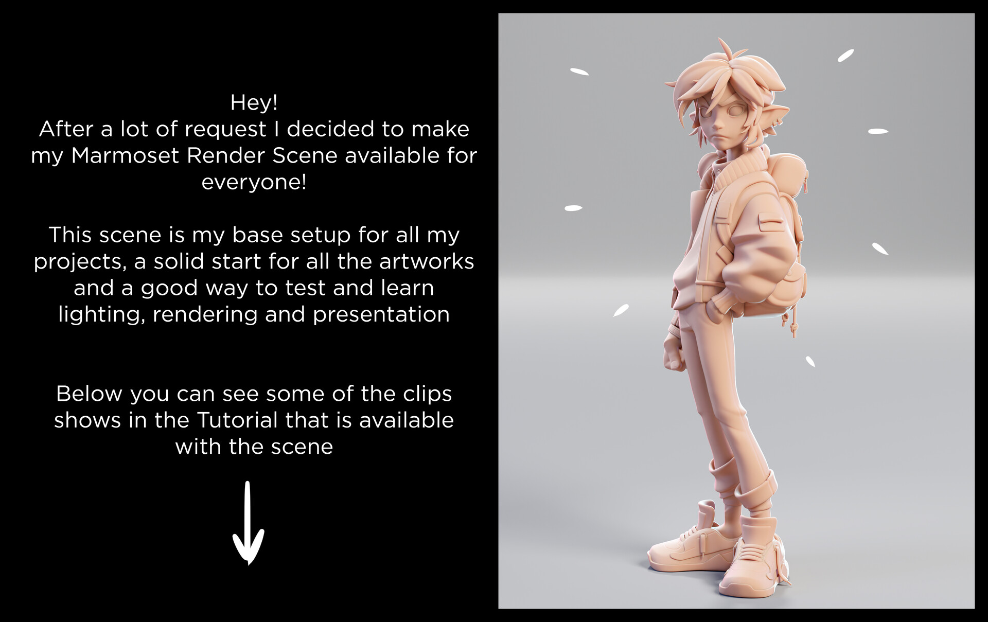 Gianluca Squillace - Free Marmoset Render Scene