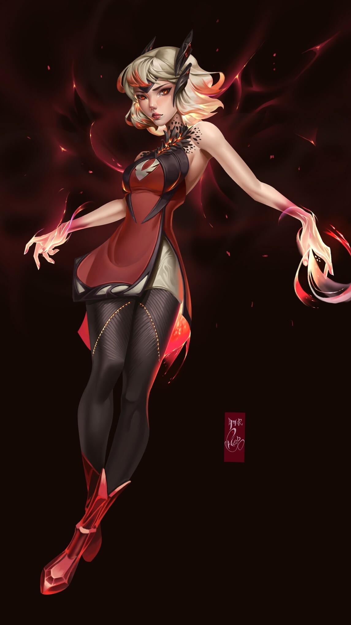 ArtStation - phoenix force scarlet witch