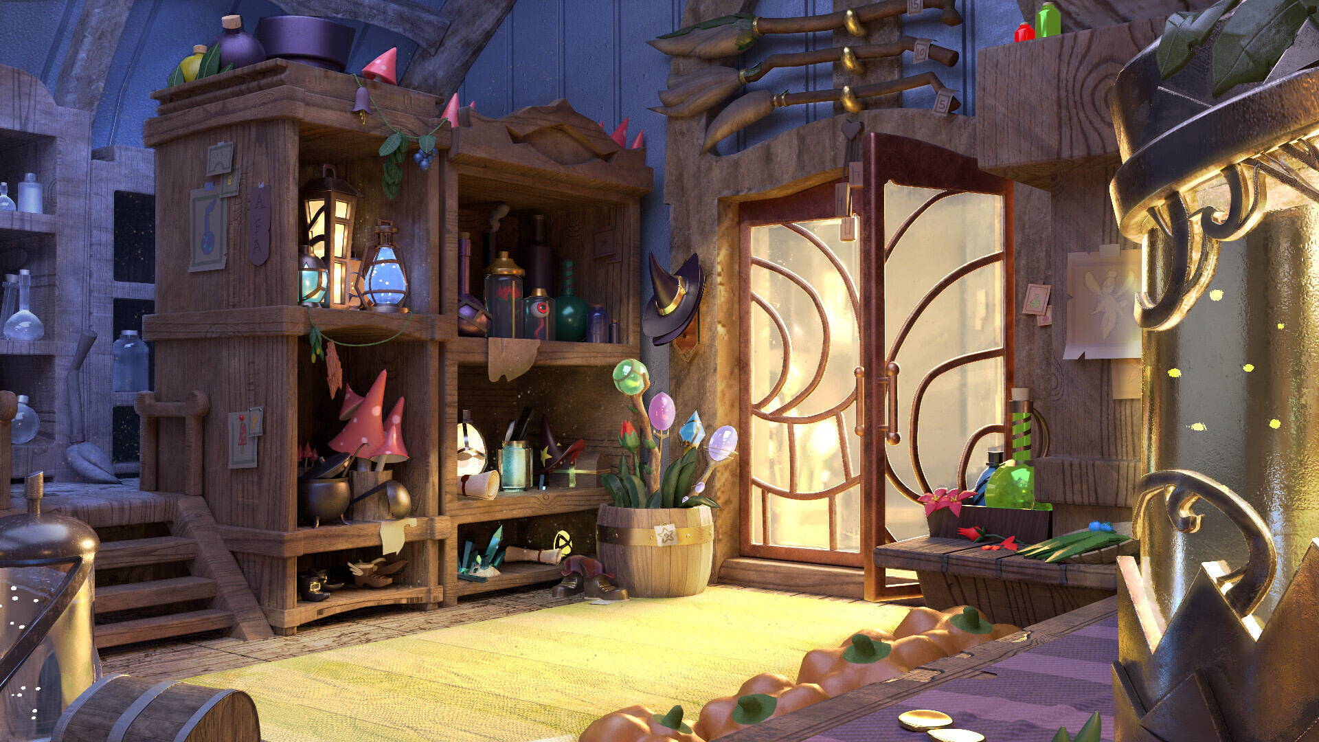 ArtStation - Magic Potion shop