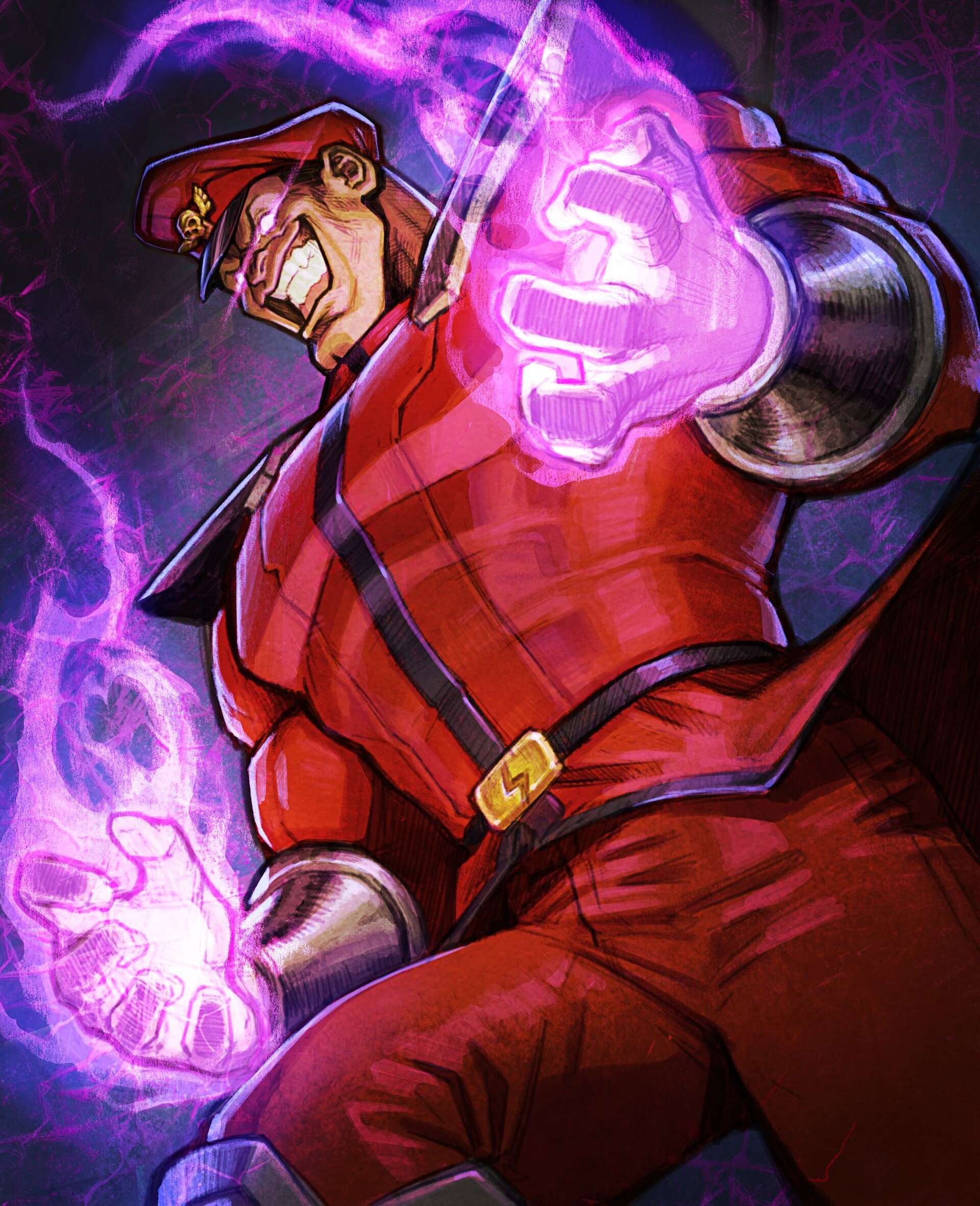 ArtStation - M. Bison from Street fighter