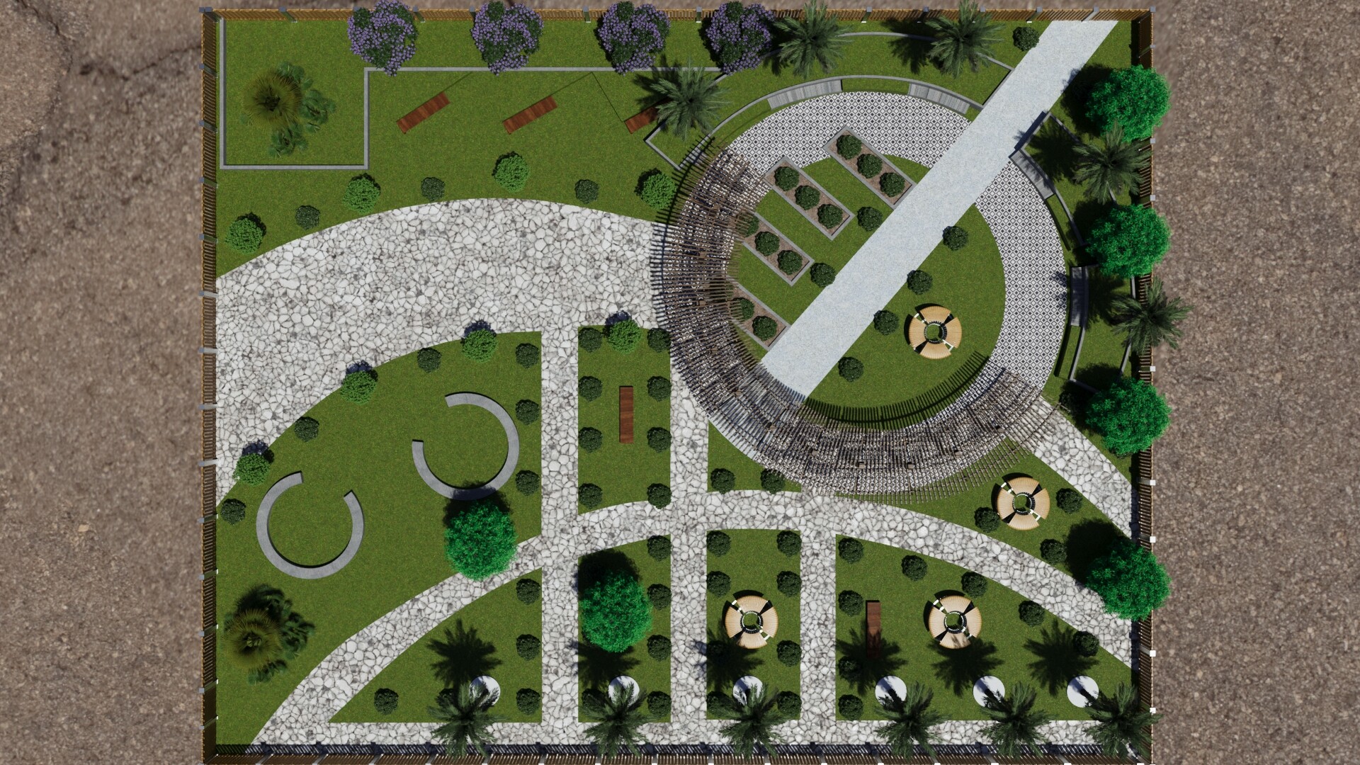 ArtStation - Tropical 3D Landscape Park