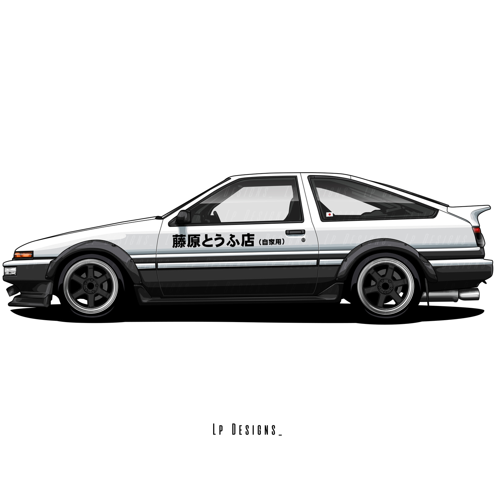 Lp Designs_ - Toyota Ae86 Trueno - Initial D