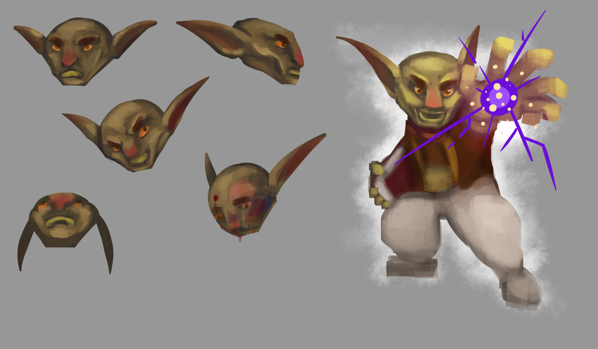 ArtStation - Palik the Mind Goblin, Goblin Wizard