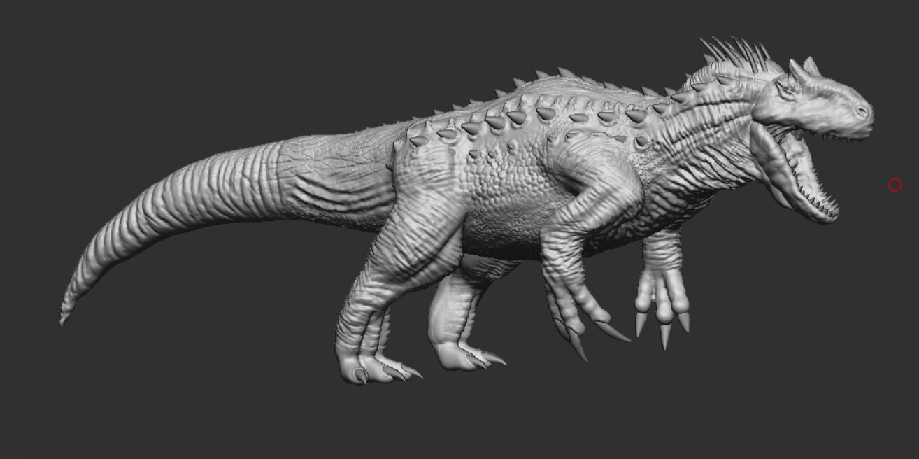 ArtStation - Dinosaur 3D sculpt