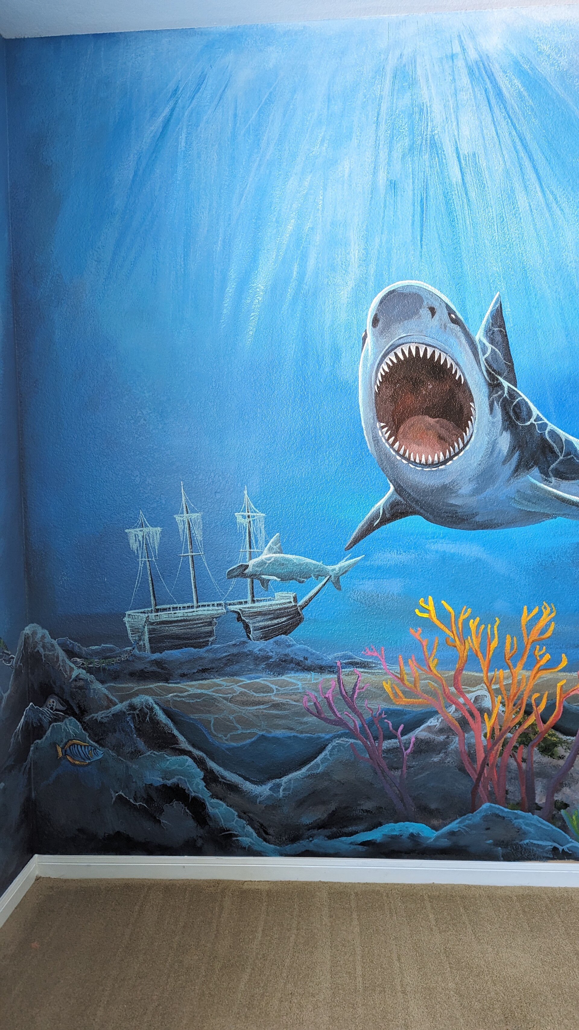 David Maclaren Art Portfolio - Underwater Mural