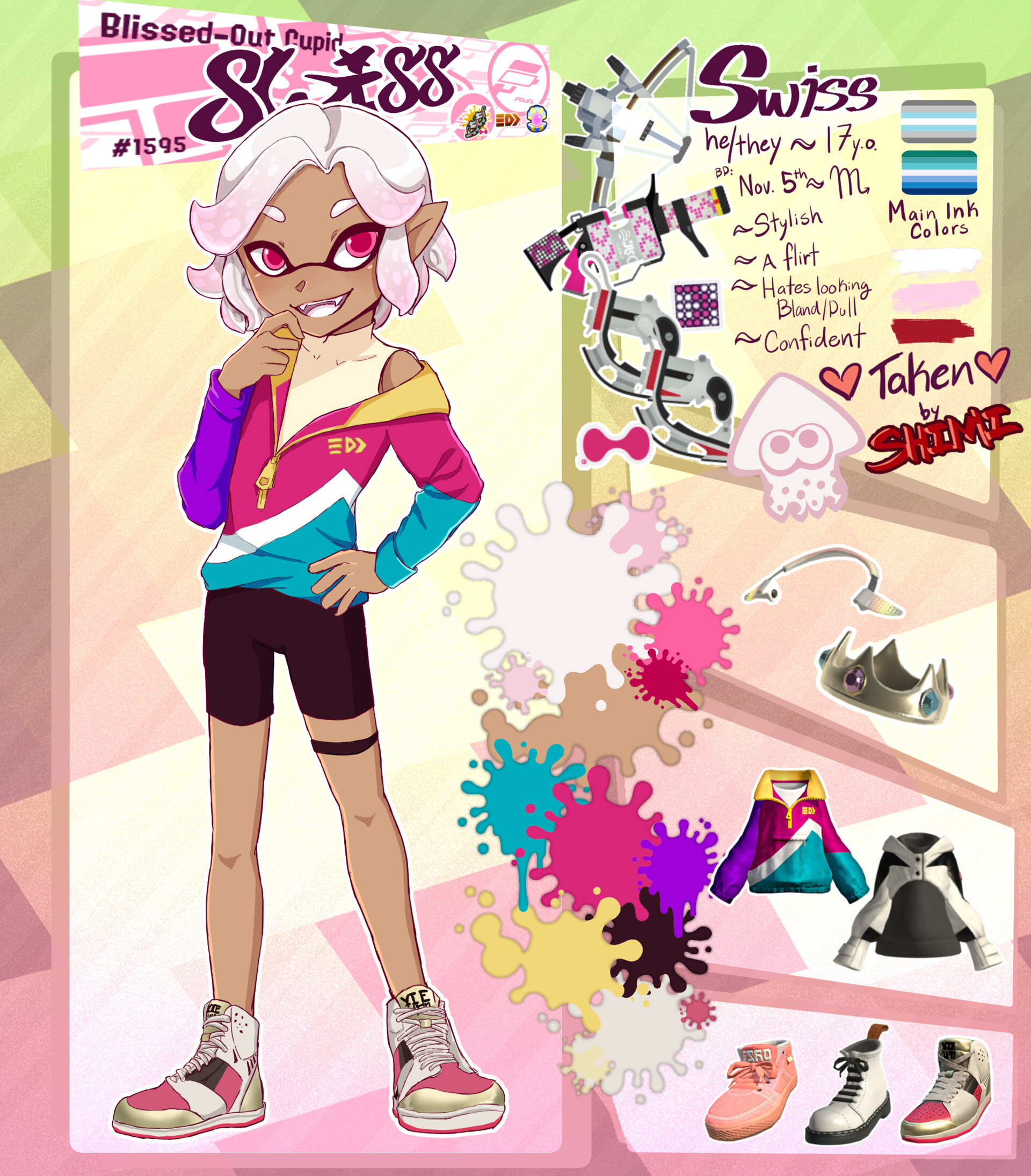 ArtStation - Swiss (splatoon OC)