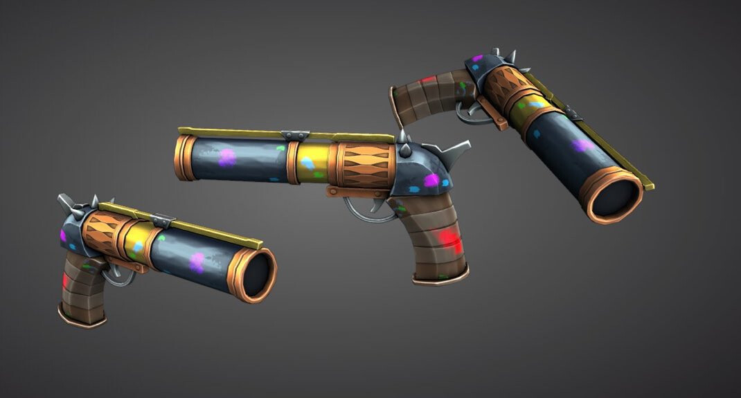 ArtStation - Stylized Arcane gun