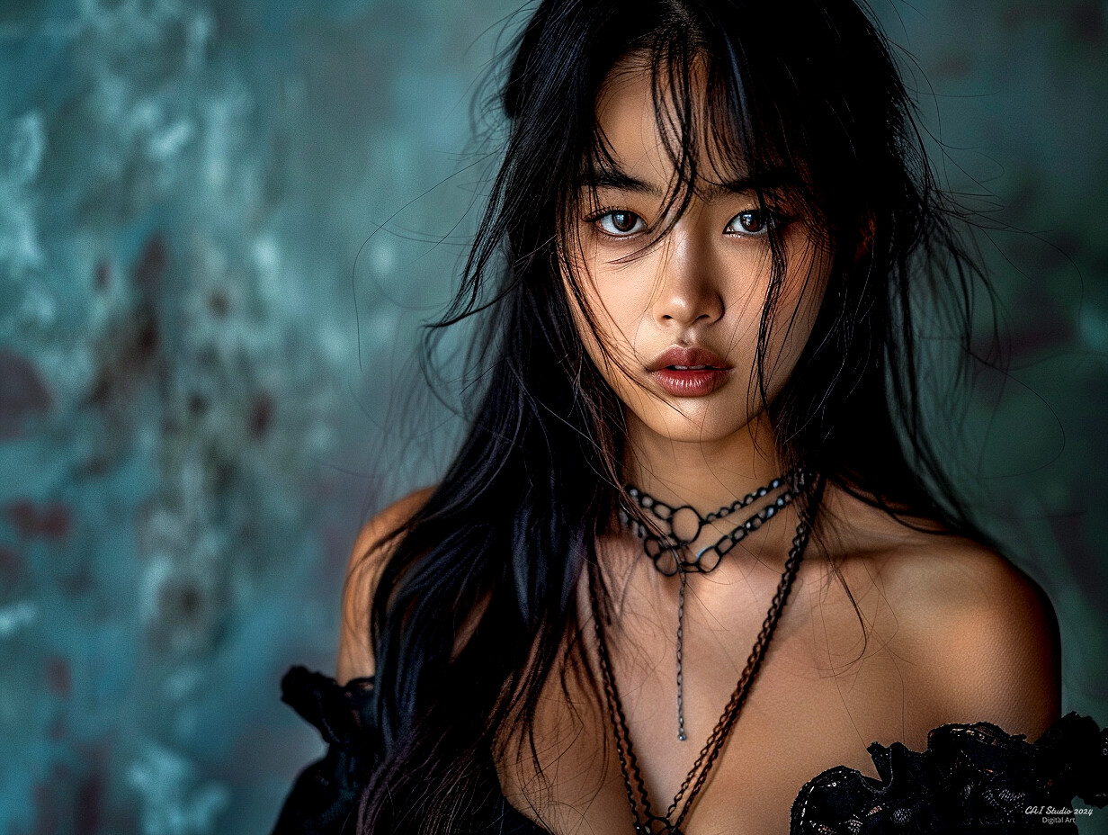 ArtStation - Beautiful asian woman