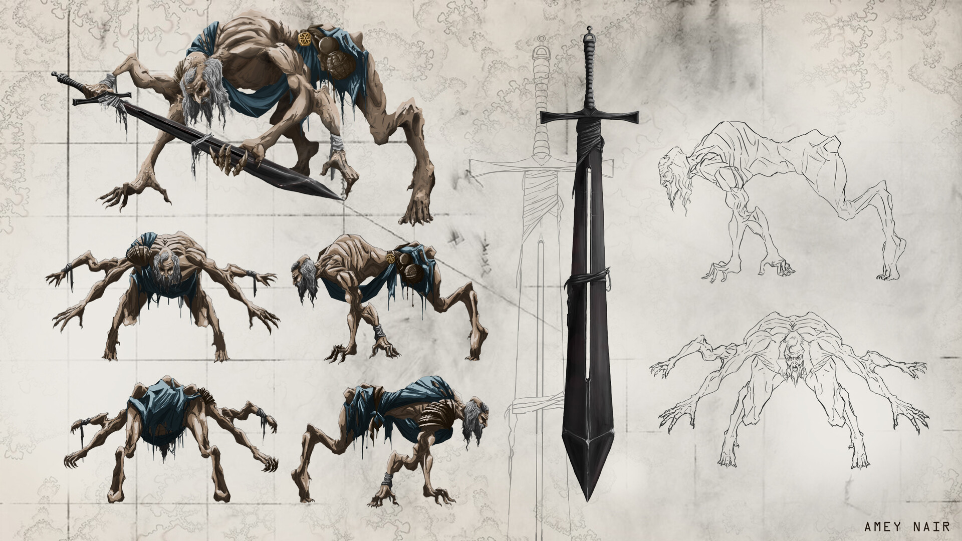 Amey Nair - Morrigan The Shattered - Concept Art