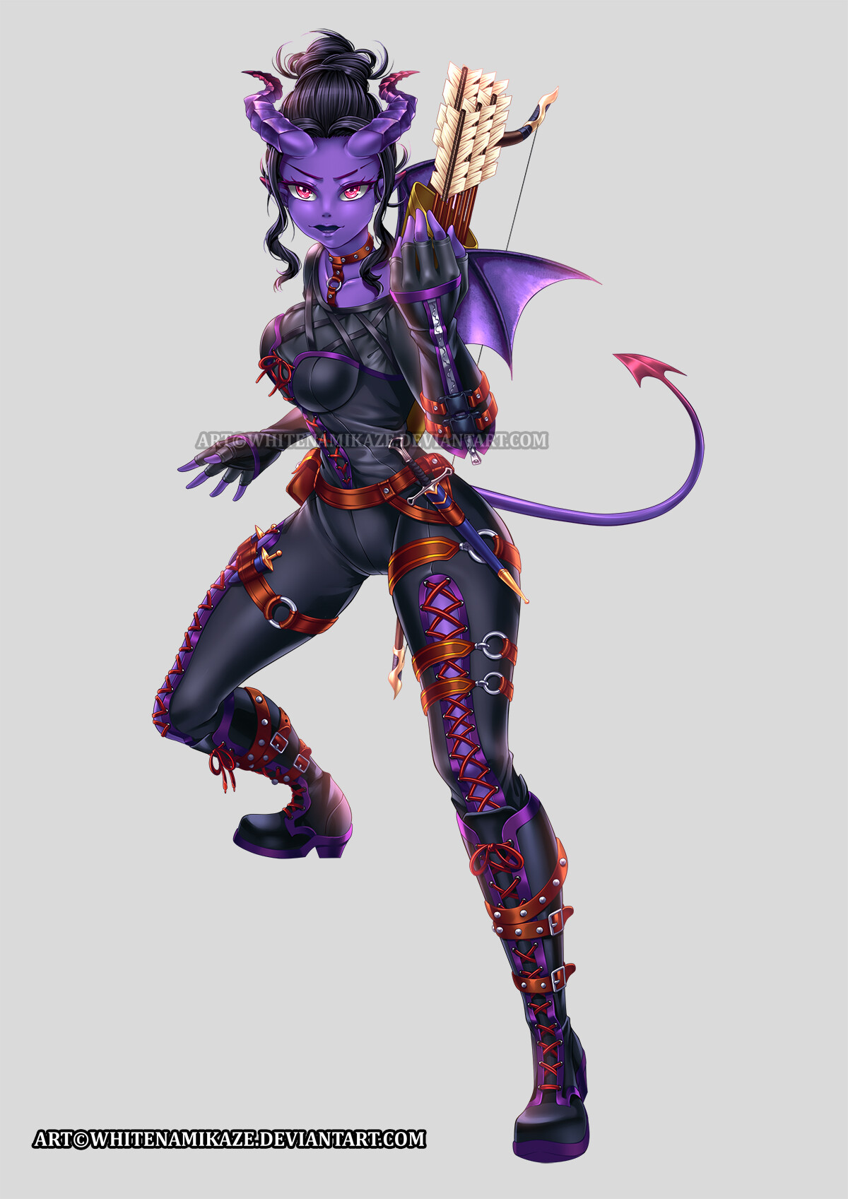 ArtStation - DnD Comm- Tiefling