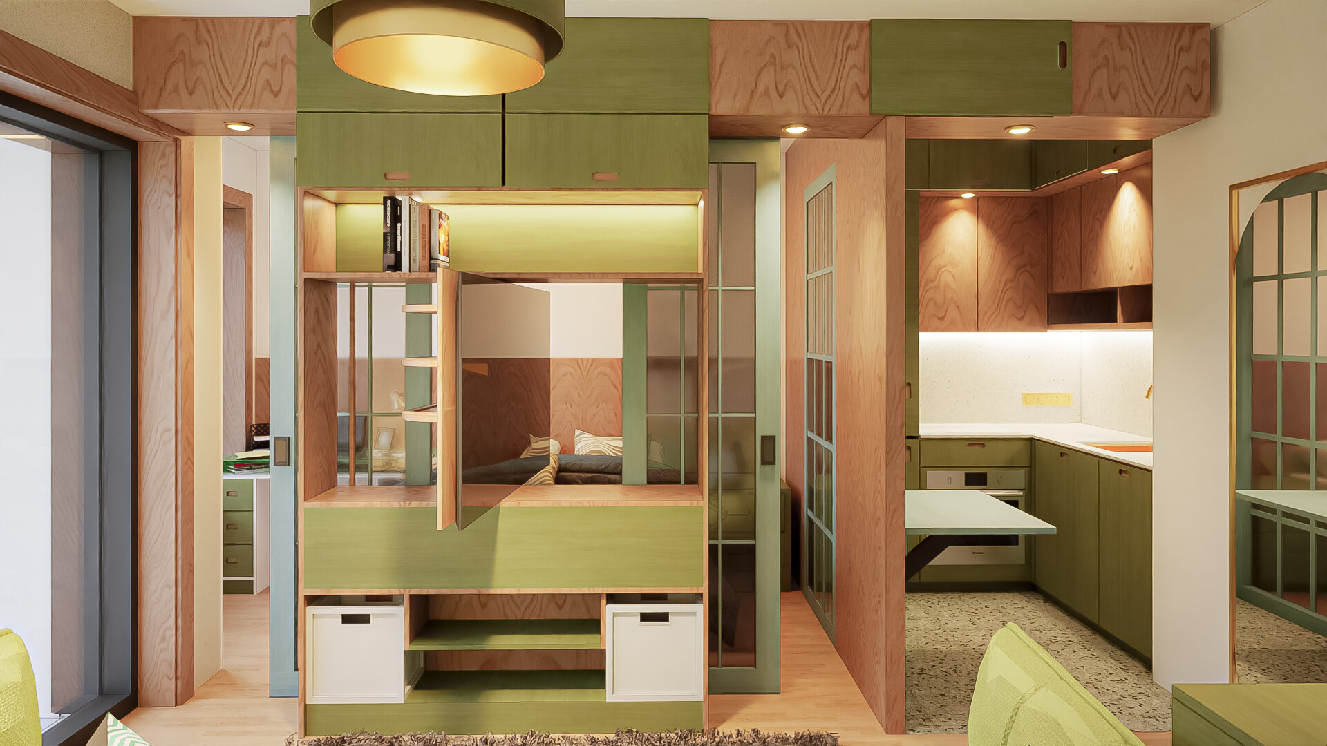 ArtStation - Studio unit - efficient design