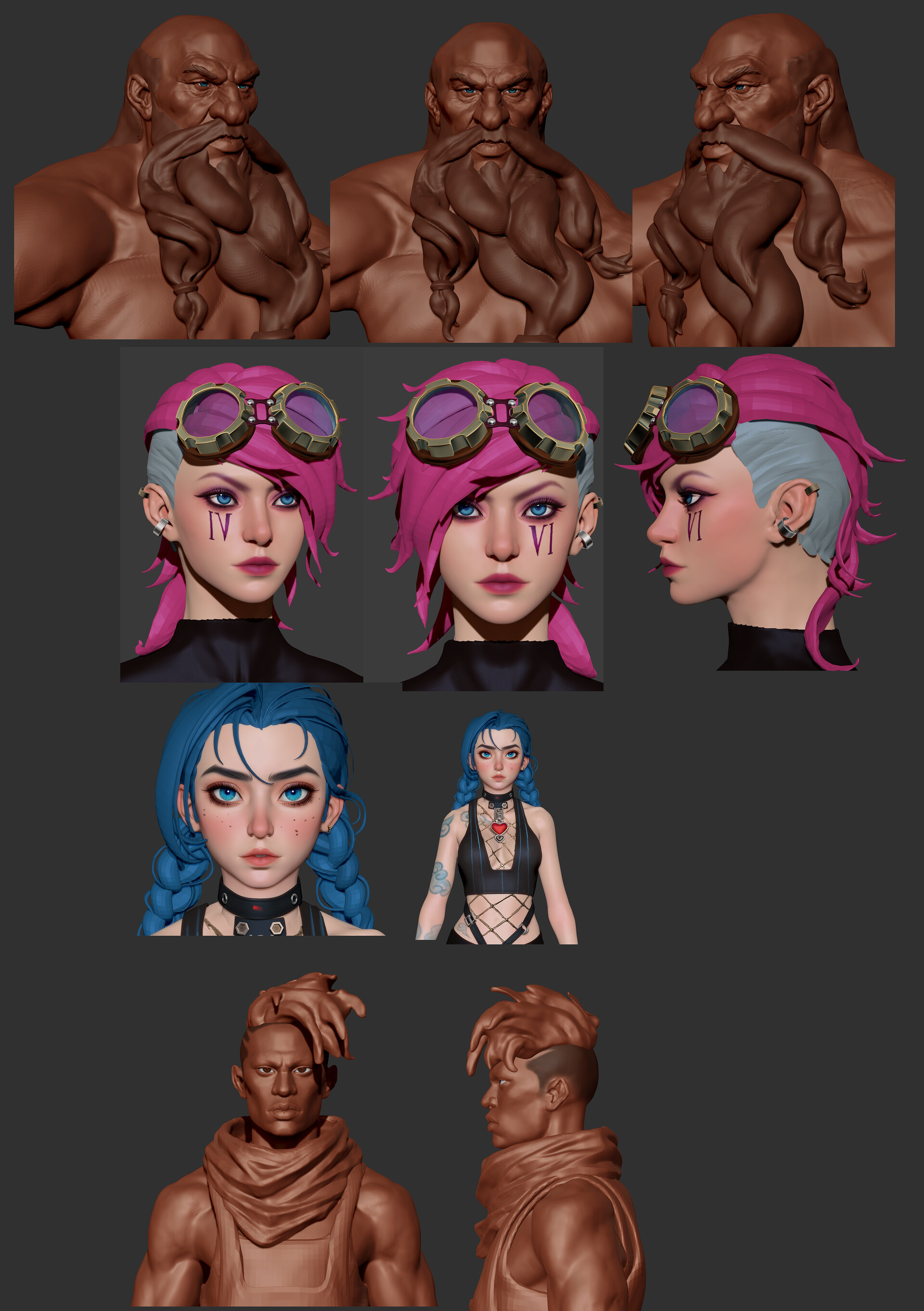 ArtStation - 4 days Speed carving