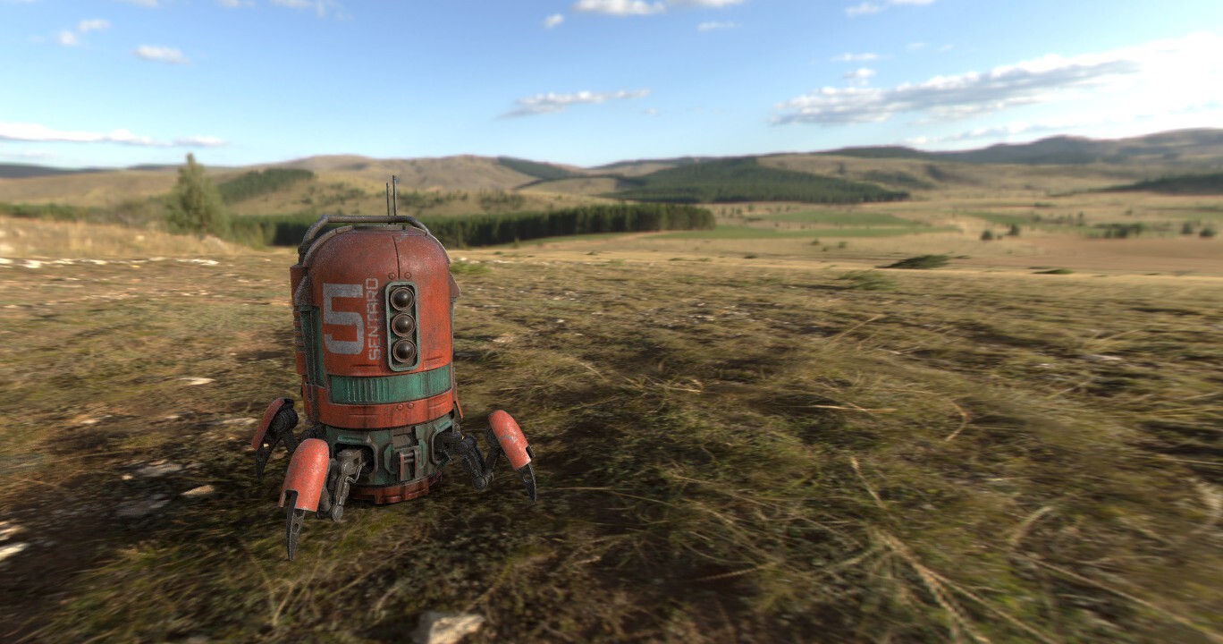 ArtStation - Substance Painter Spider Bot - Tutorial