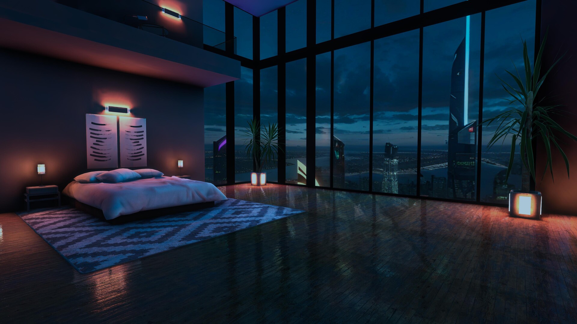 ArtStation - Penthouse Bedroom