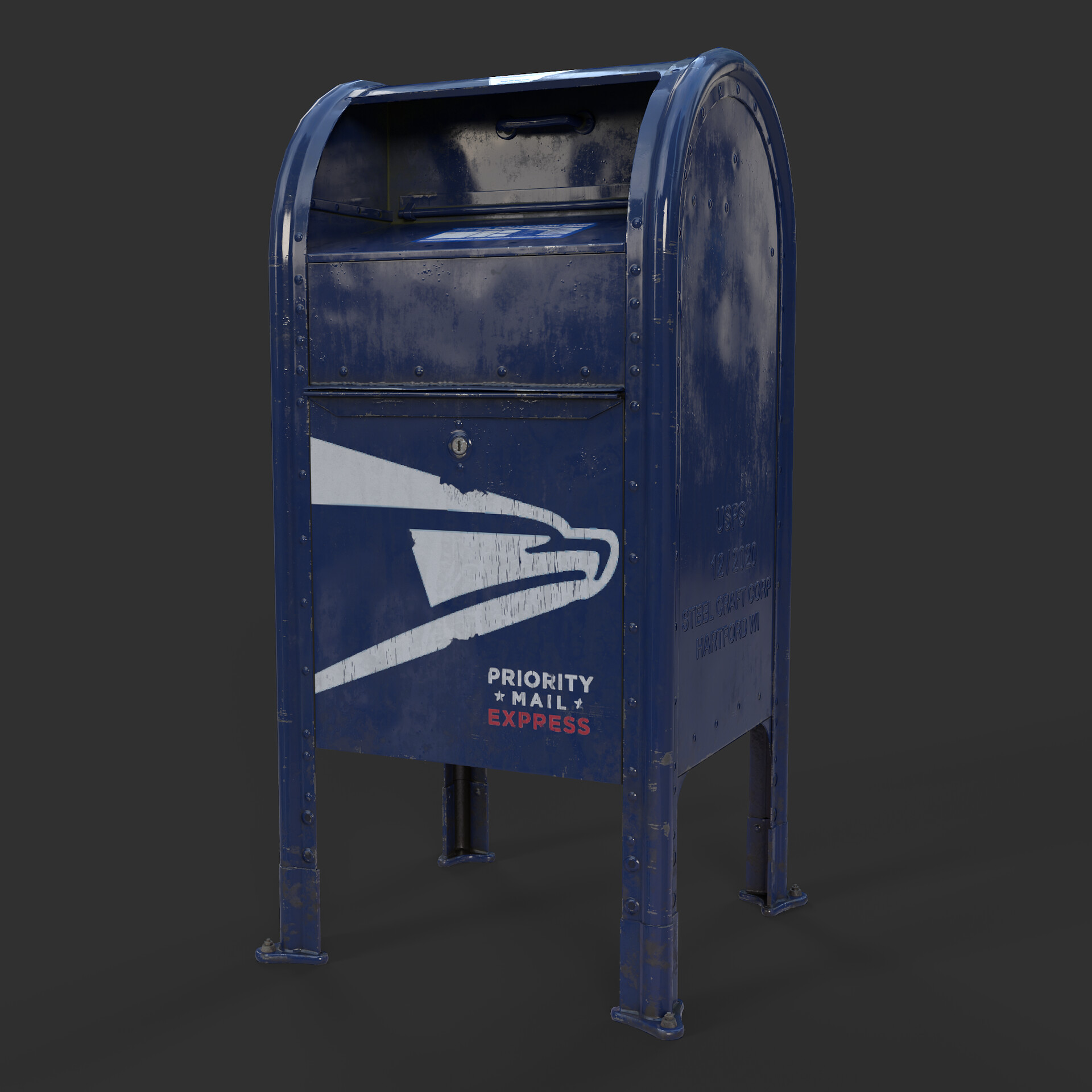 ArtStation - USPS Mailbox