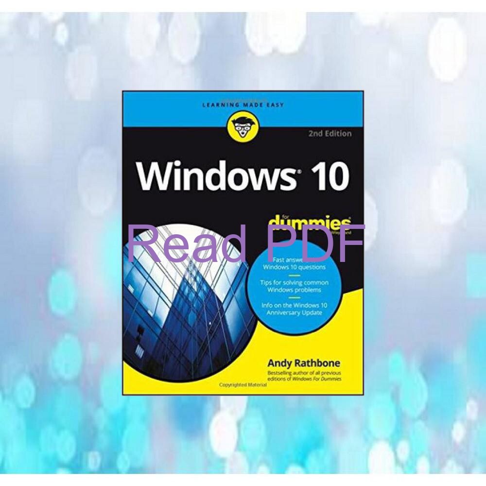 ArtStation - EBOOK Windows 10 For Dummies READ PDF EBOOK By Andy Rathbone