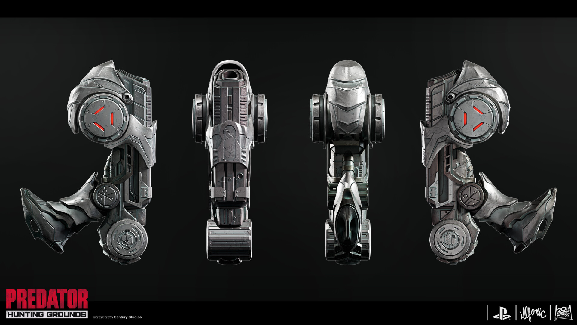 predator weapons concept art