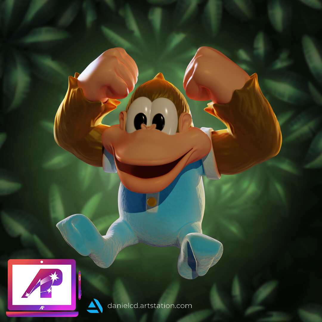 ArtStation - DKC3 Kiddy Kong
