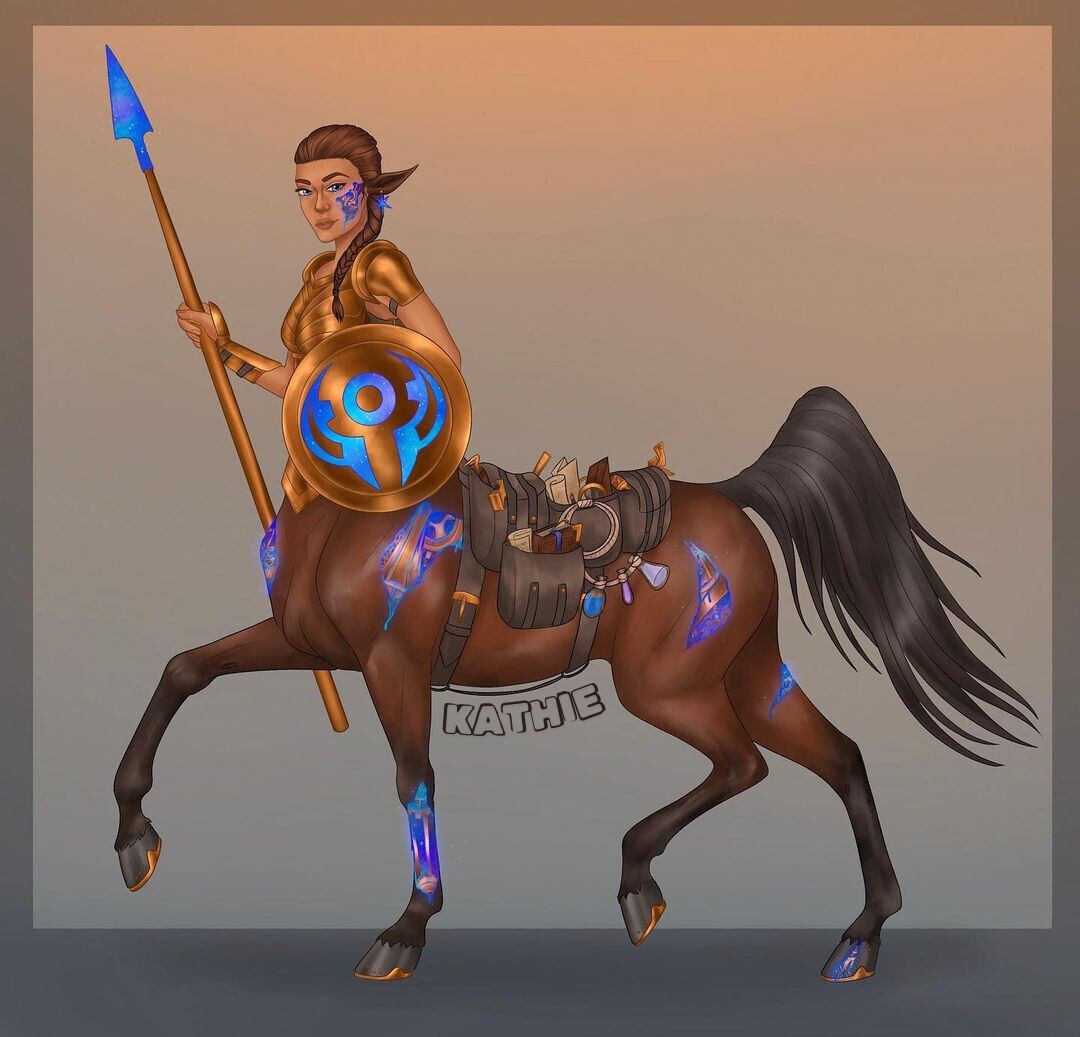 ArtStation - centaur hunter character