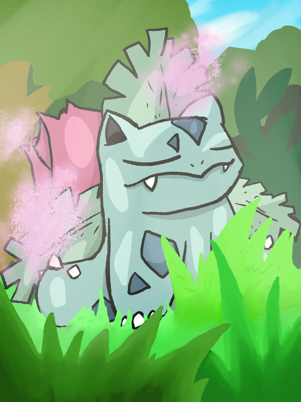 ArtStation - Sweet Scent - Ivysaur
