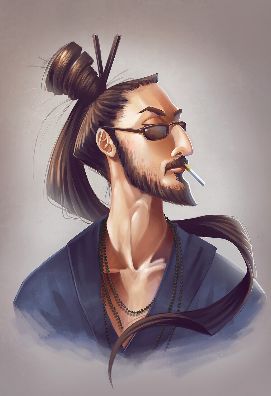 ArtStation - Chill Samourai