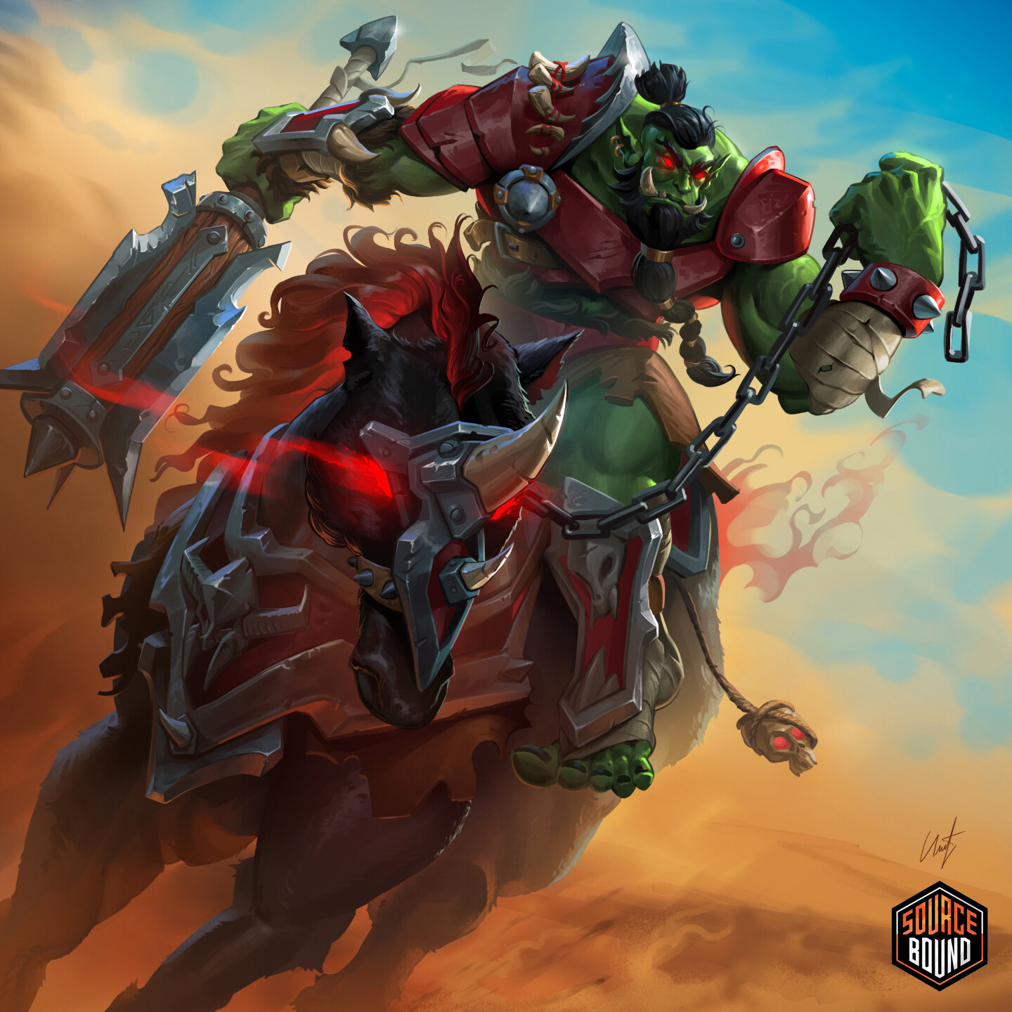 ArtStation - Orc Rider