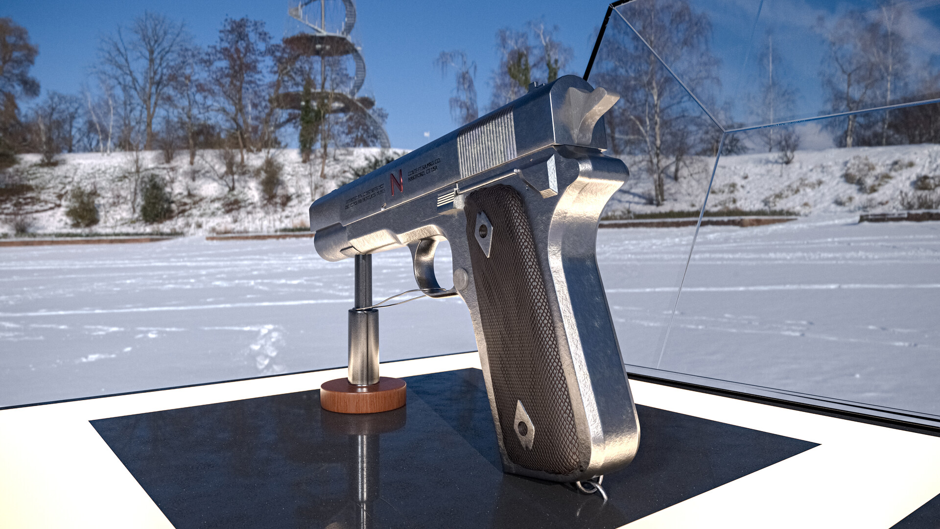 Nour-Eldin Maged - Colt m1911 gun (blender)