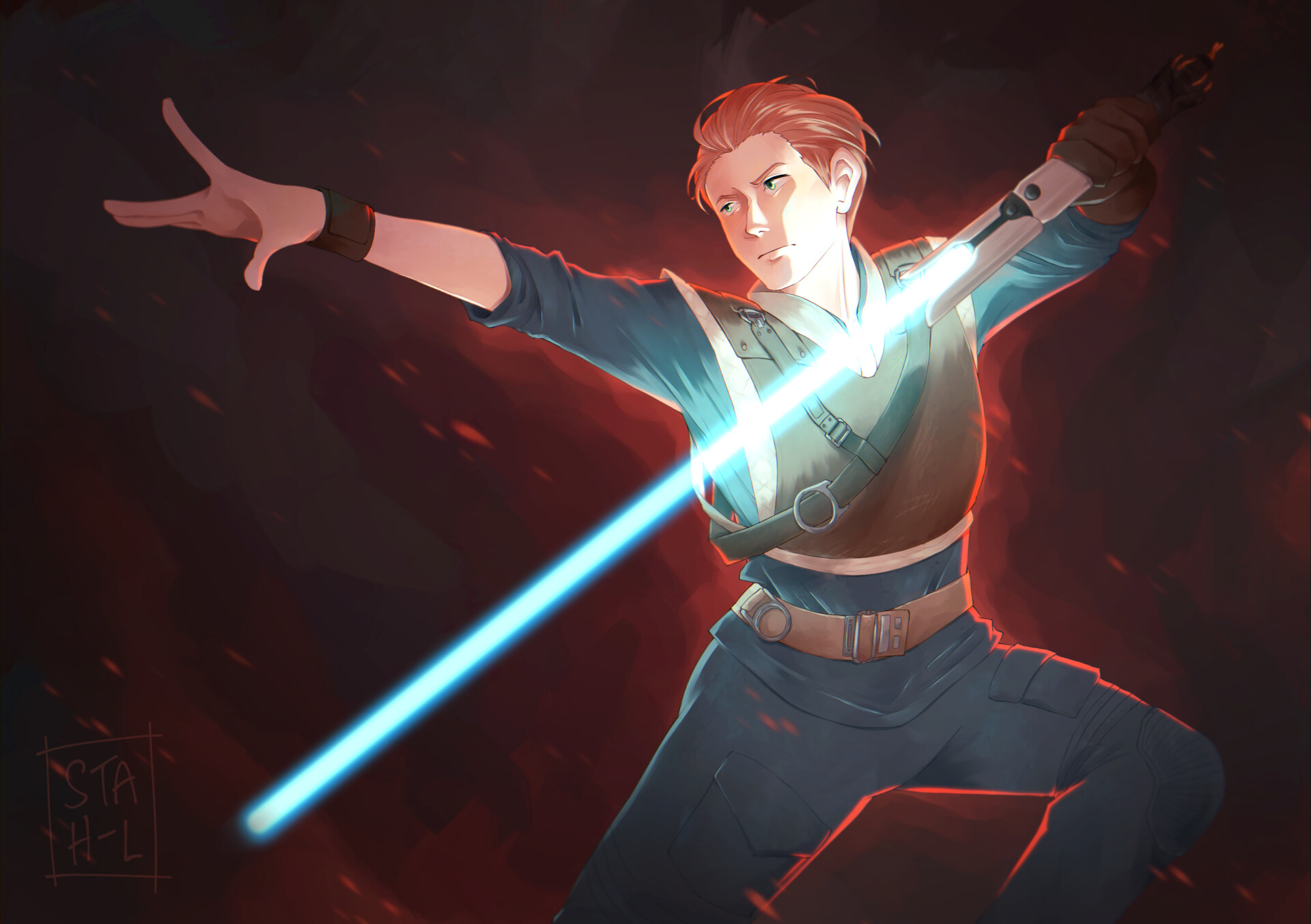 ArtStation - Cal Kestis | Star Wars: Jedi Fallen Order Fanart