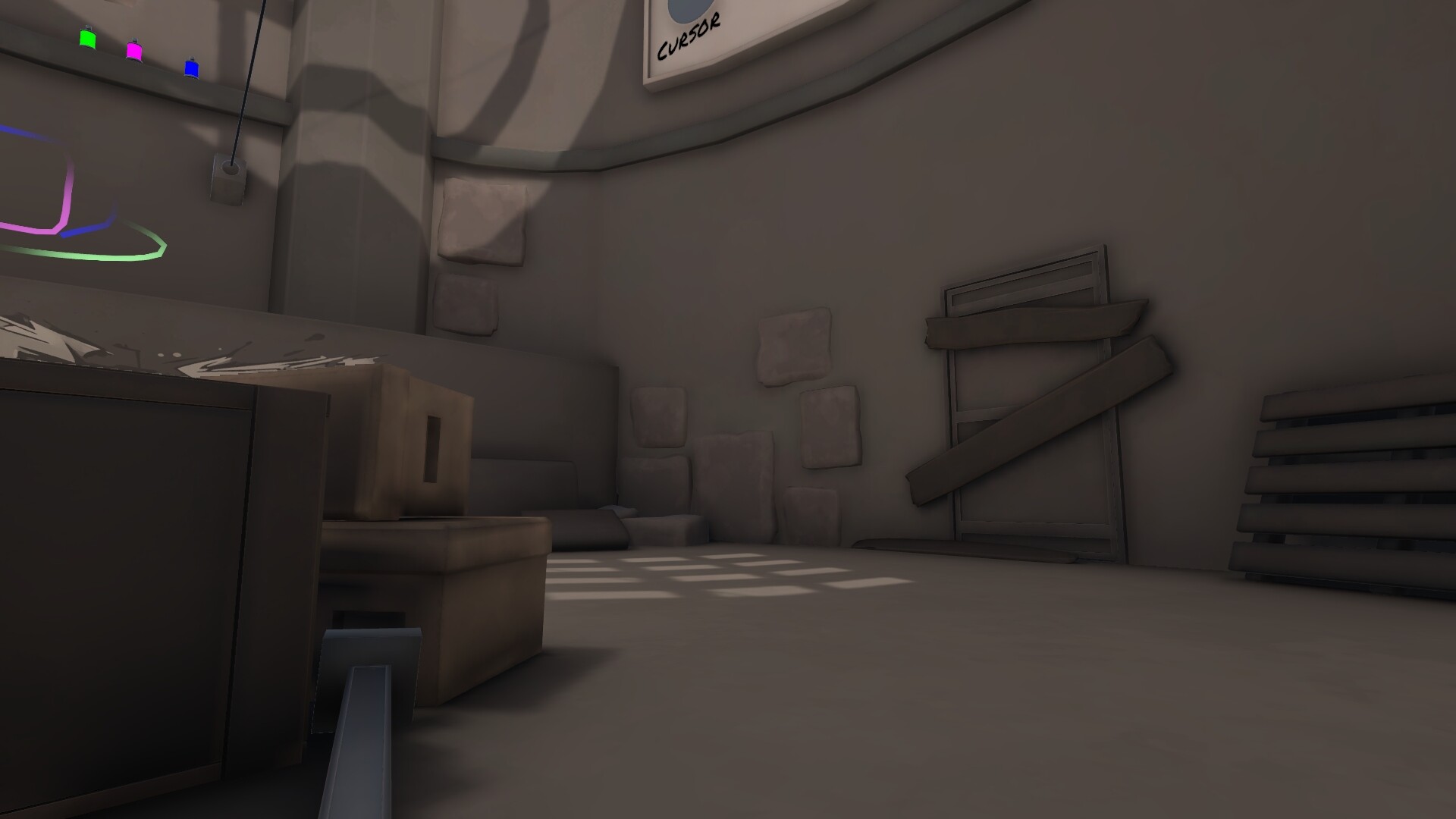 ArtStation - Level art and assets for VR game "Graffiti Master"