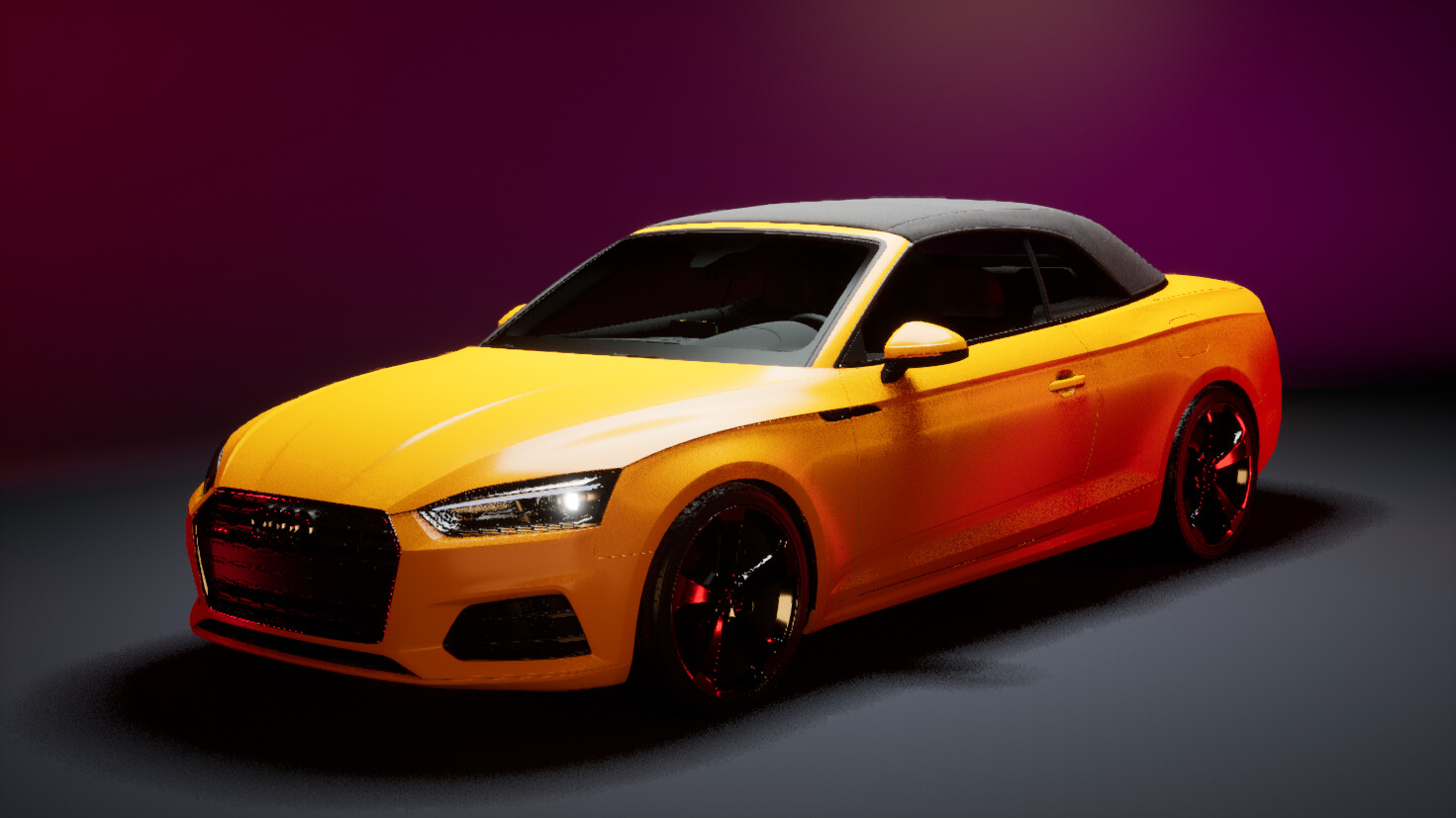 ArtStation - Lighting Exercise On a Car