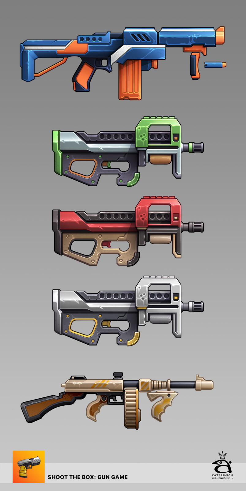 ArtStation - Shoot the Box guns