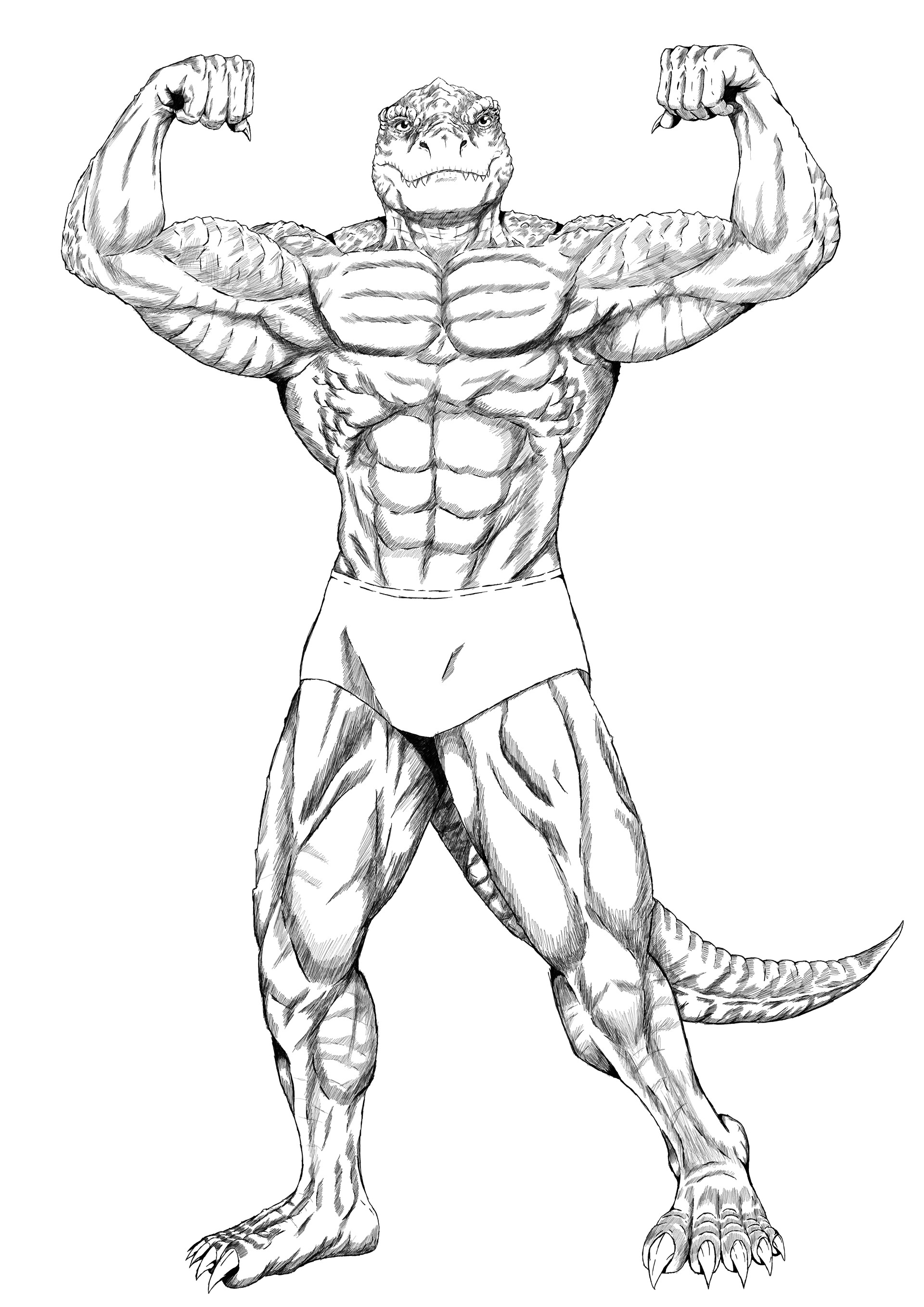 Gabriel S.G. - T-Rex Bodybuilder