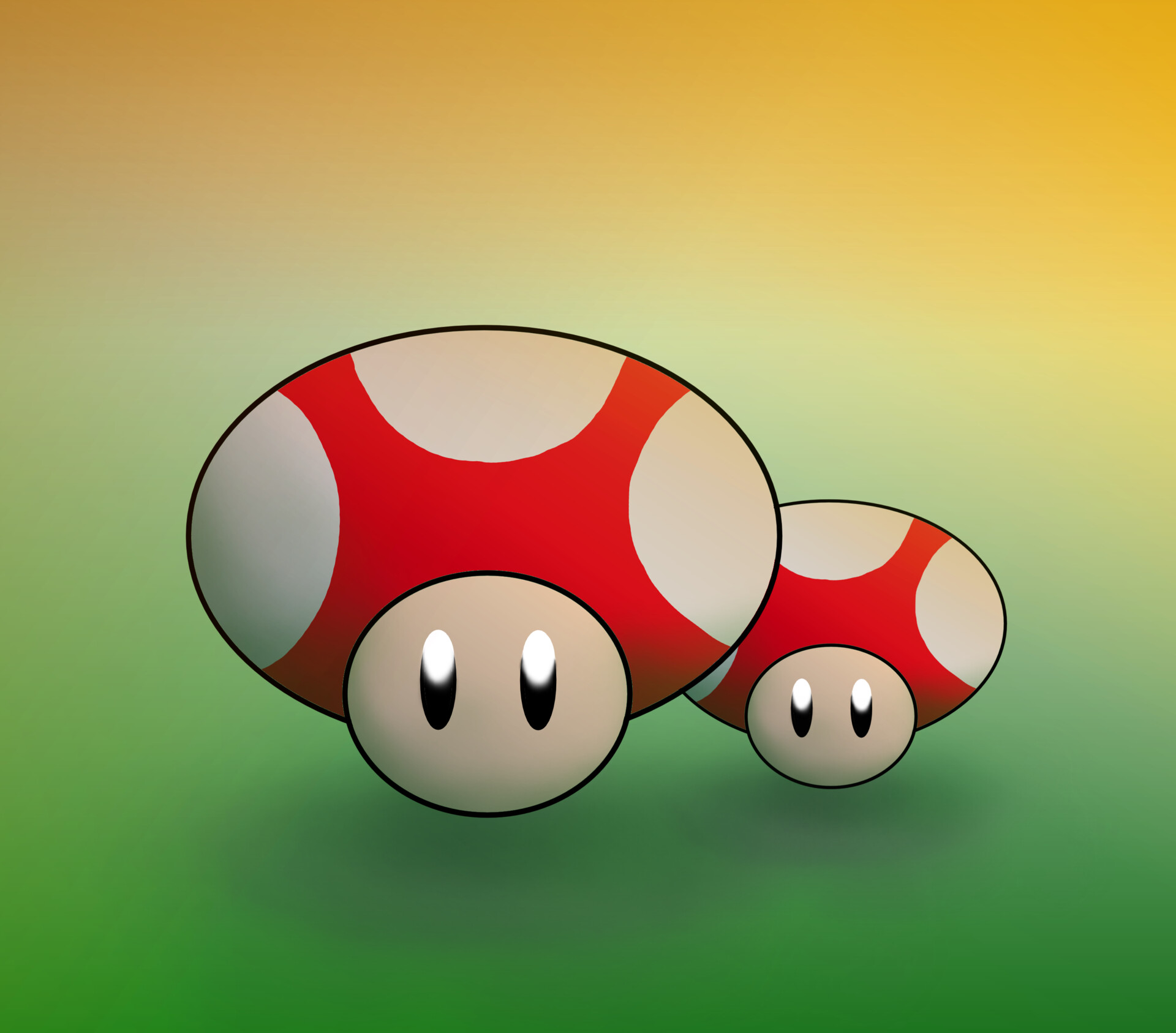 ArtStation - 2D Mushrooms
