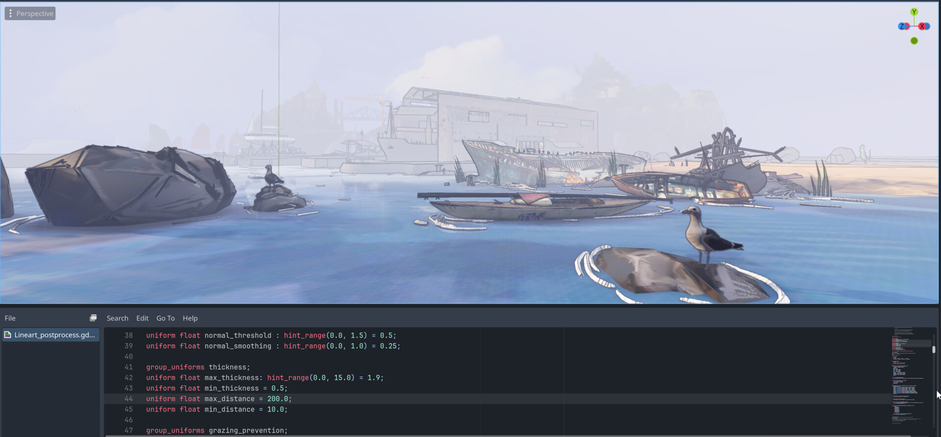 Enora - The Shipyard - pre production