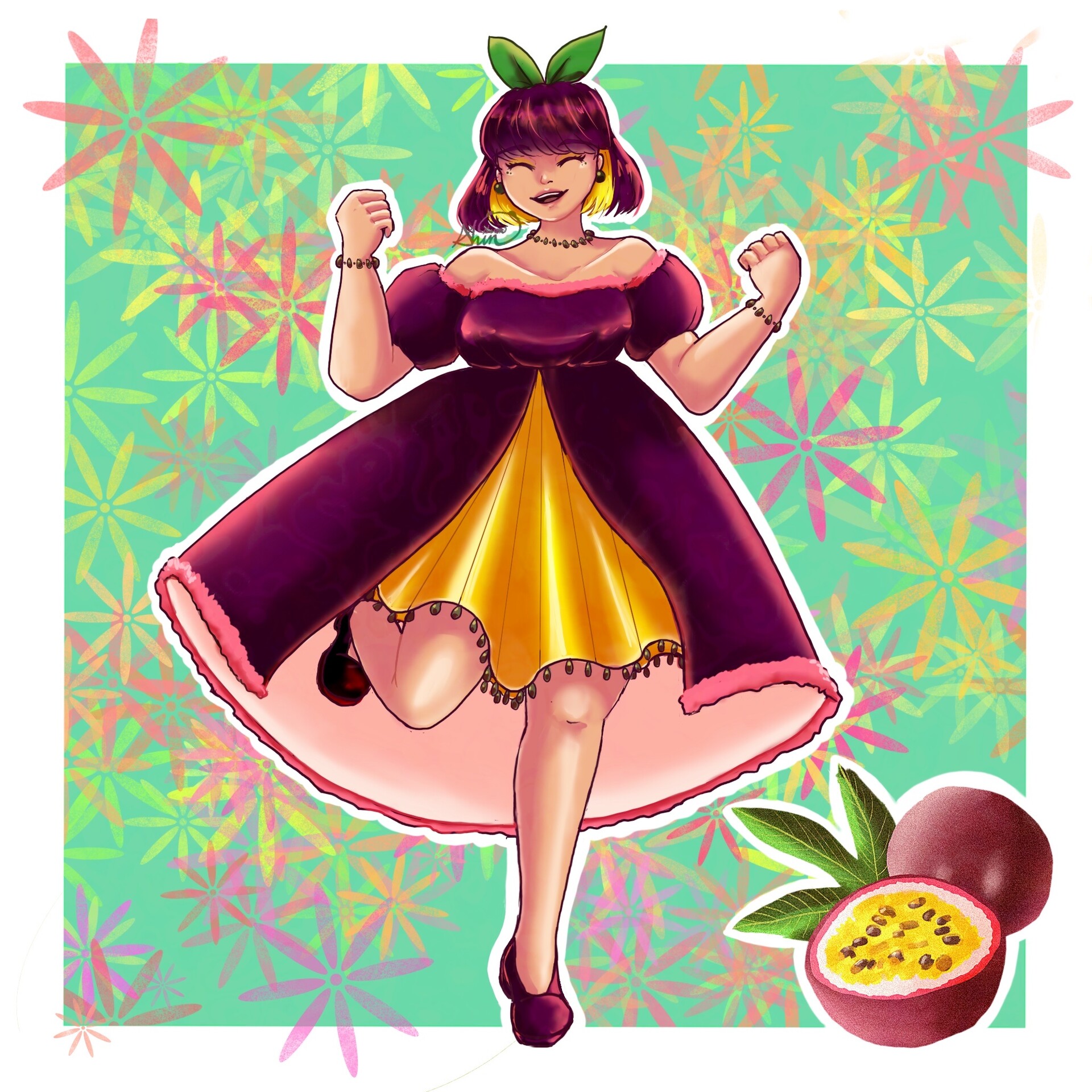 ArtStation - Passion fruit girl