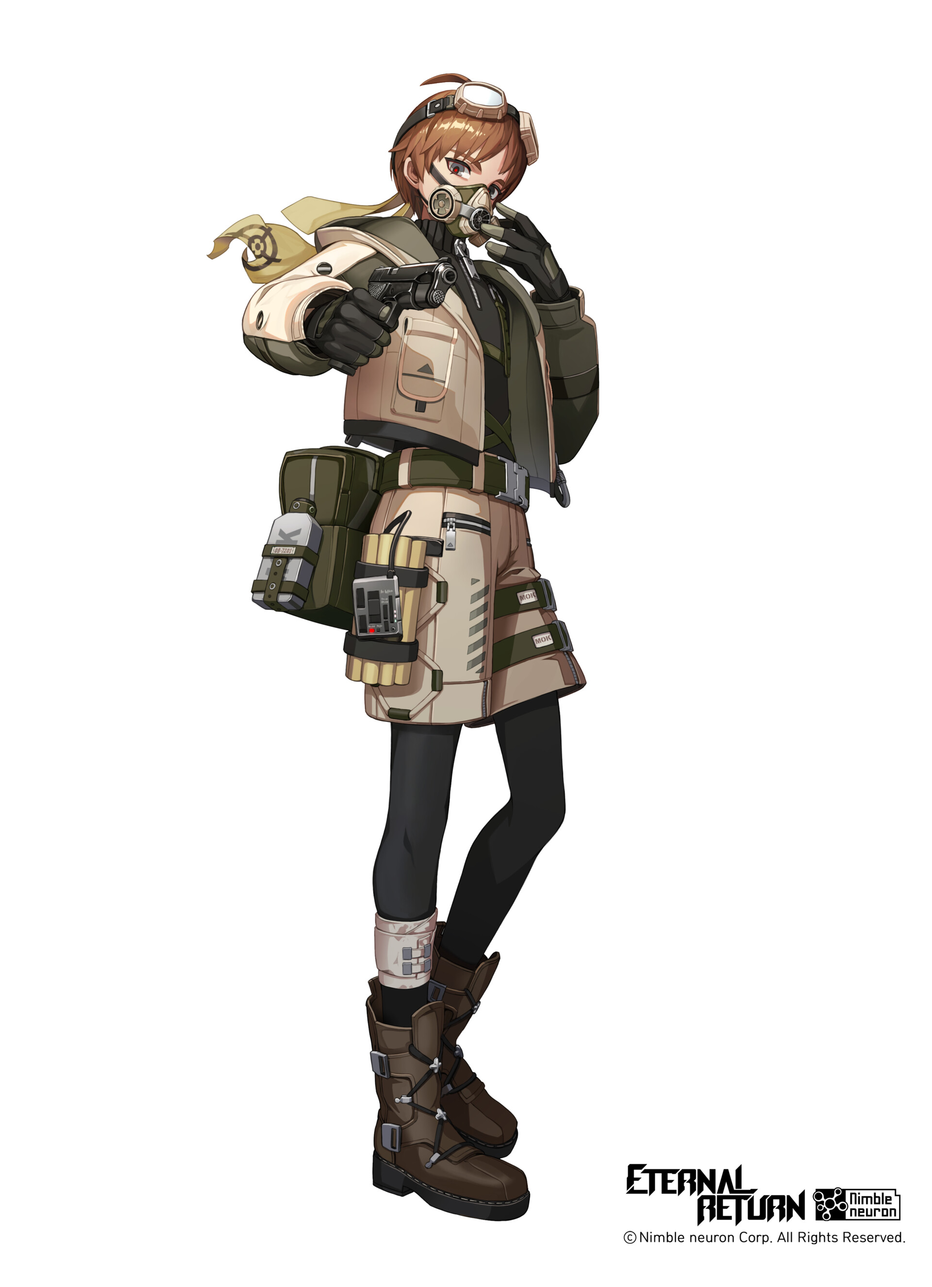 ArtStation - Eternal return _ Wasteland Isol Skin illustraiton