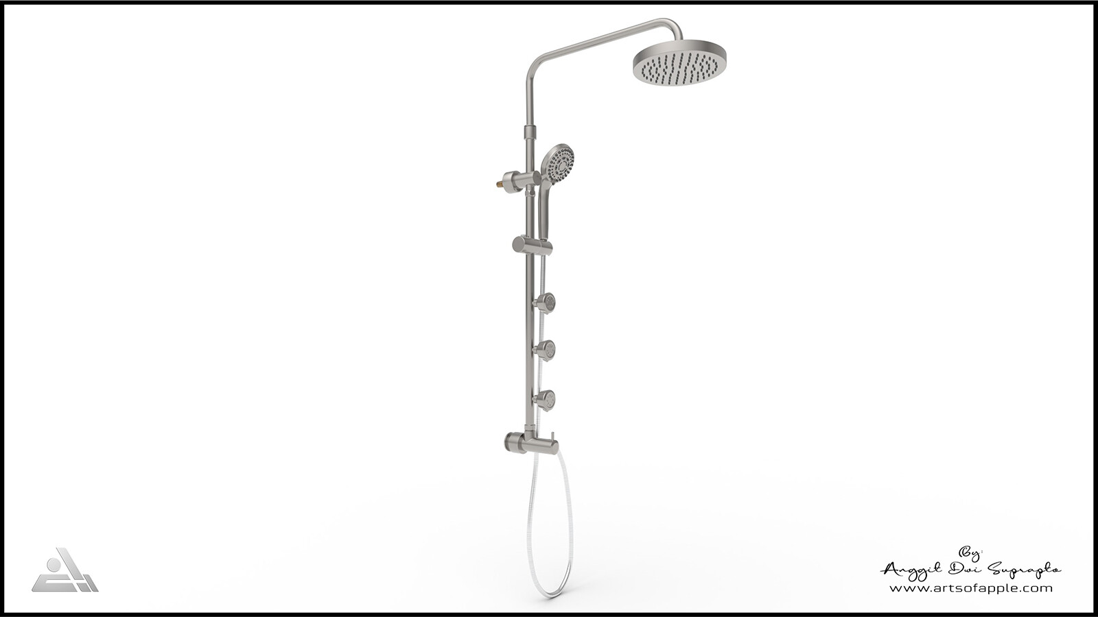 ArtStation - PBR | Spray Shower Bar System