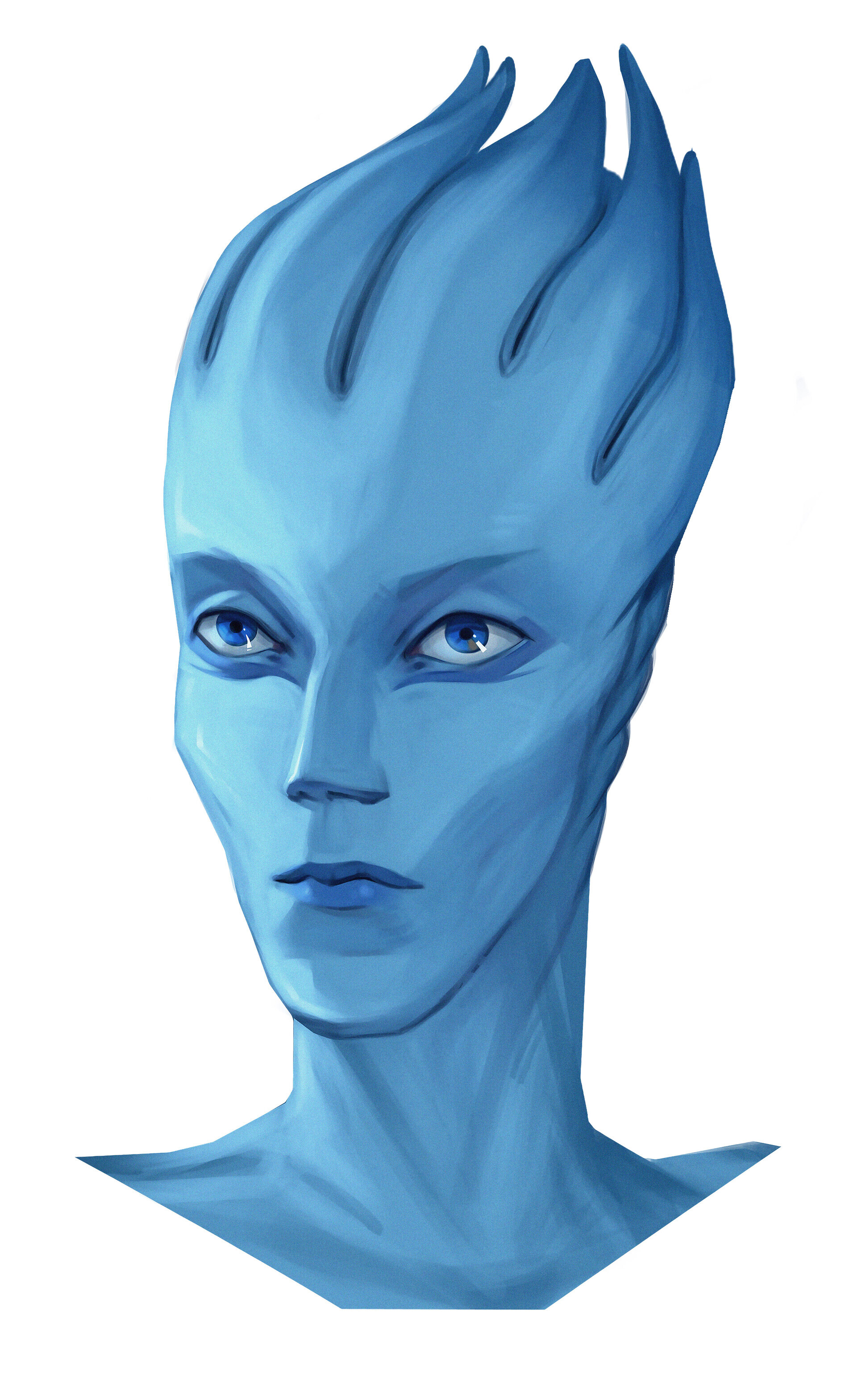 ArtStation - Mass Effect / Zuria / Asari mercenary