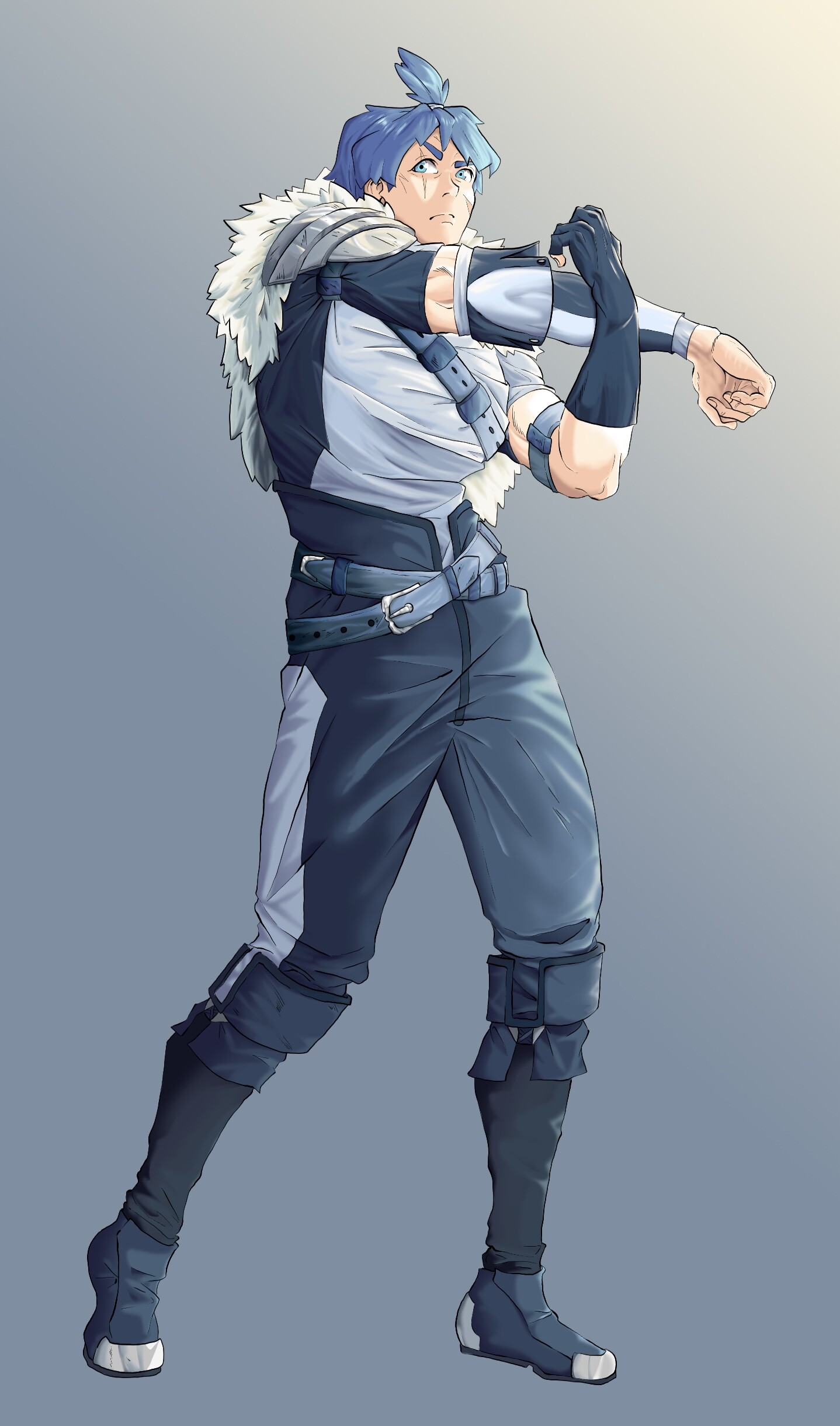 ArtStation - Anime/Manga Style 2D Character Created in Photoshop