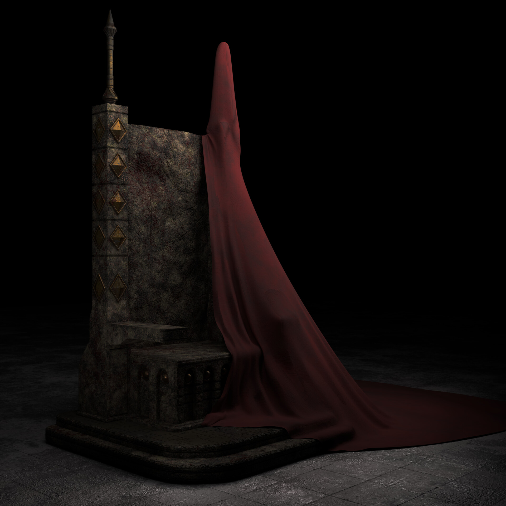 ArtStation - The Throne of Fallen Gods