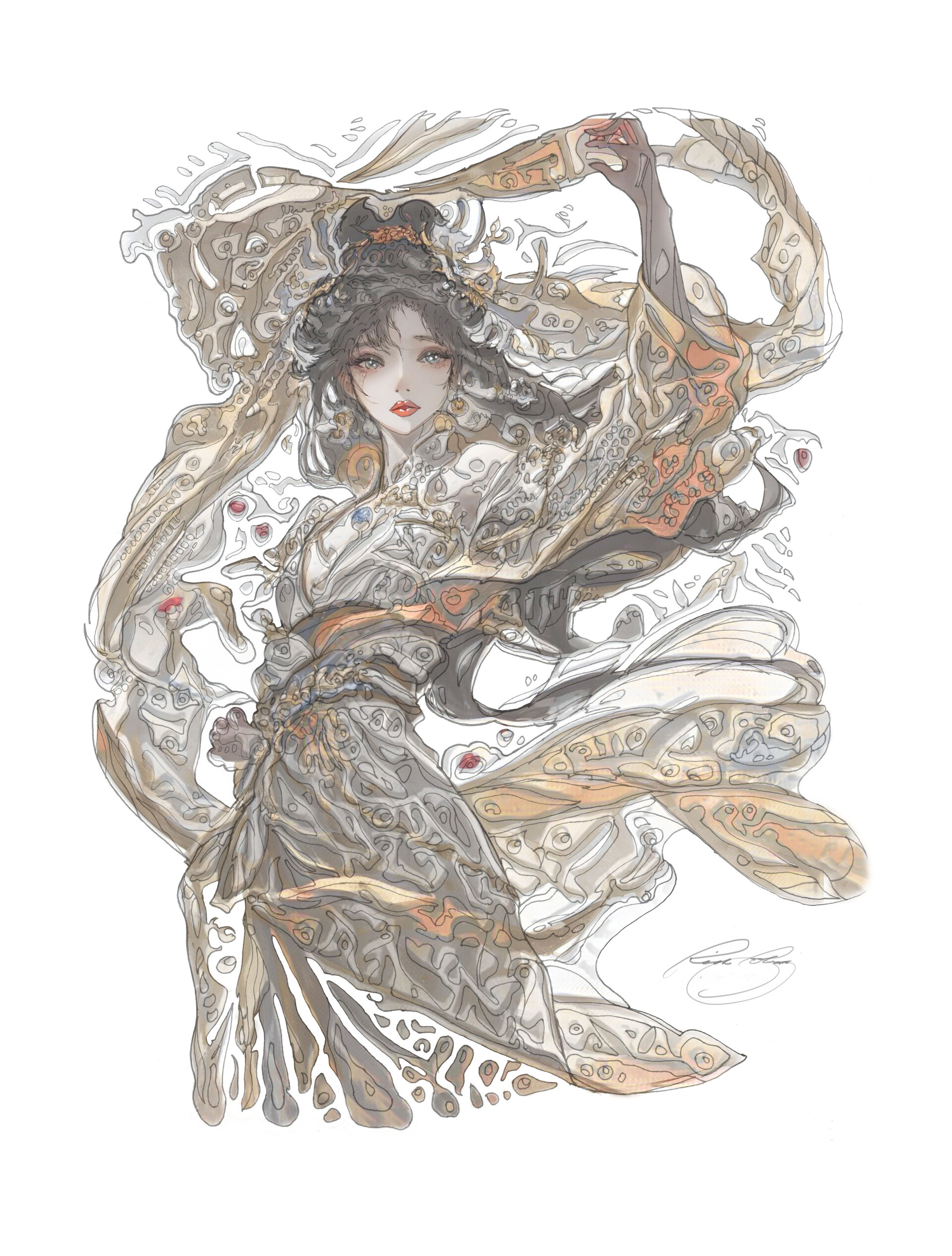 ArtStation - Asian Dancer