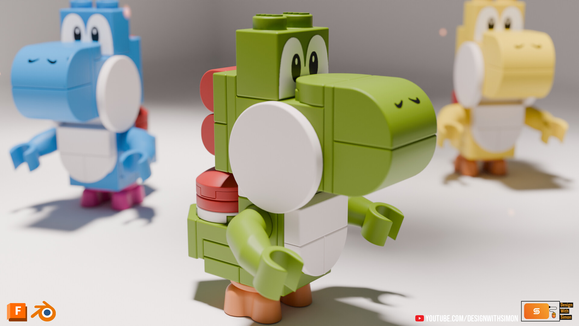 ArtStation - Lego Yoshi